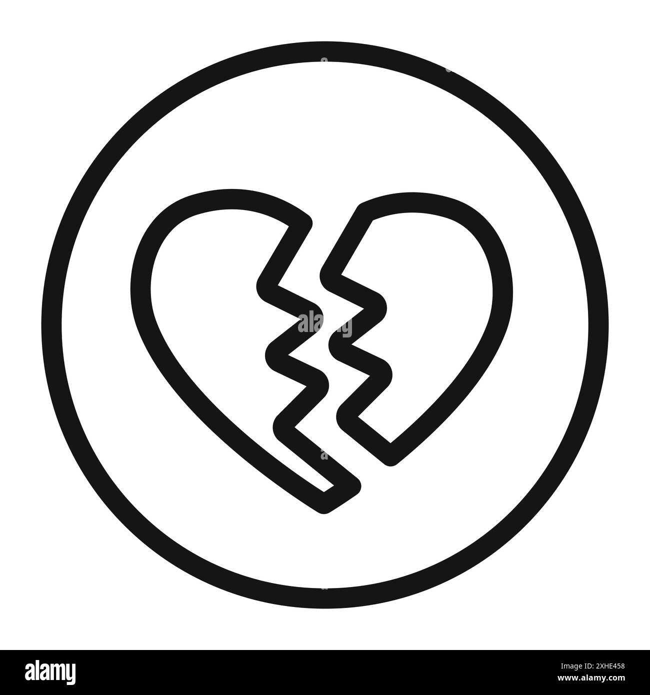 Divorce icon (2) Vector symbol or sign set collection in black and ...