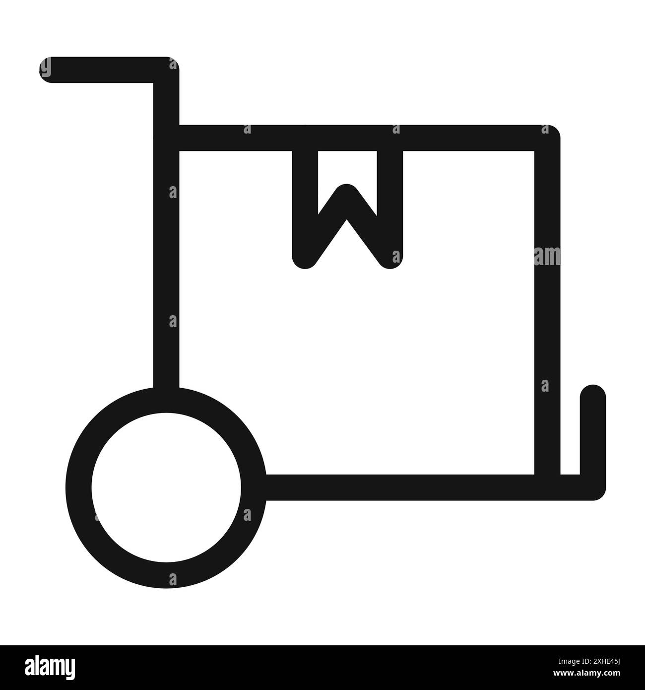 delivery forklift cart icon Vector symbol or sign set collection in ...