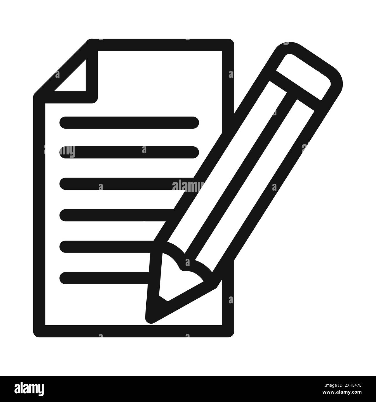 Copywriting icon Vector symbol or sign set collection in black and ...