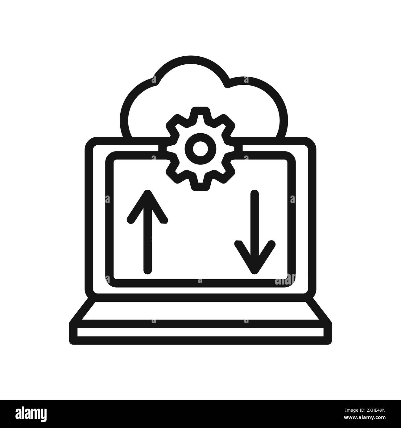 Data Migration Icon Vector Symbol Or Sign Set Collection In Black And