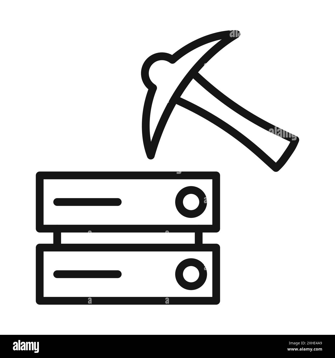 Data warehouse vector vectors Cut Out Stock Images & Pictures - Alamy