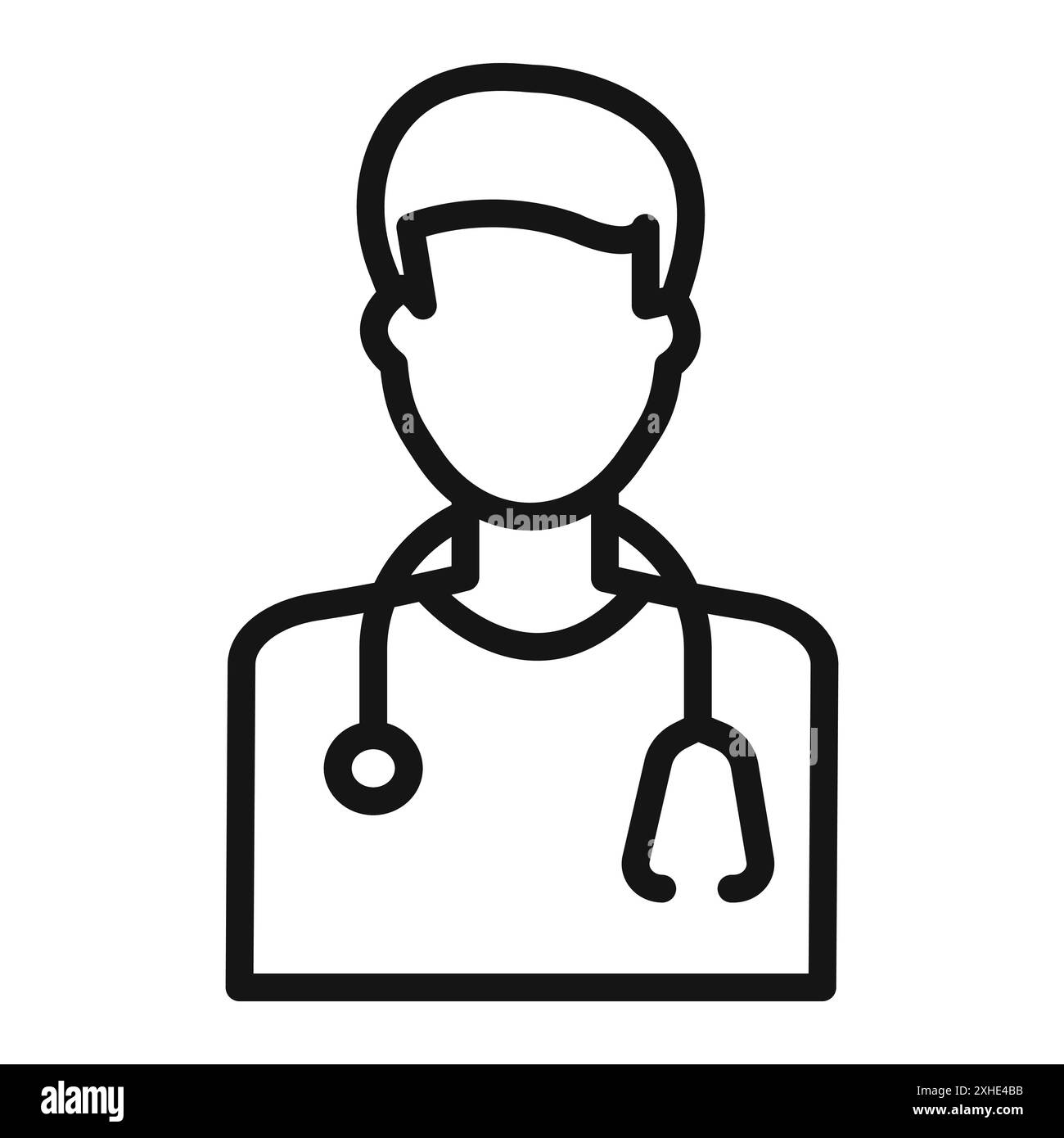 Black man health check Stock Vector Images - Alamy