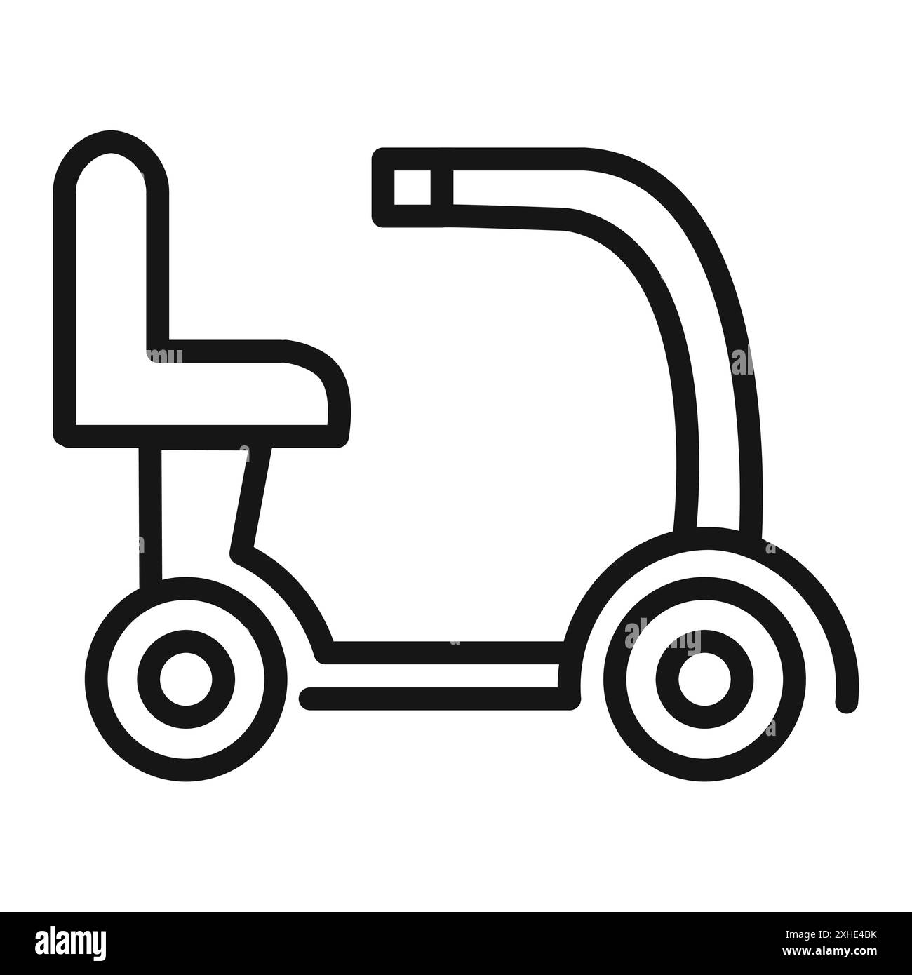 Electric wheelchair scooter icon Vector symbol or sign set collection ...