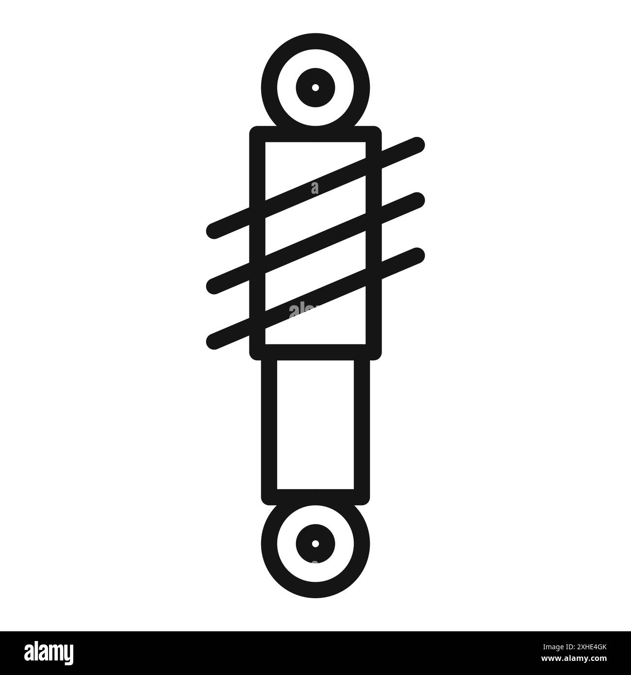 damper icon Vector symbol or sign set collection in black and white ...