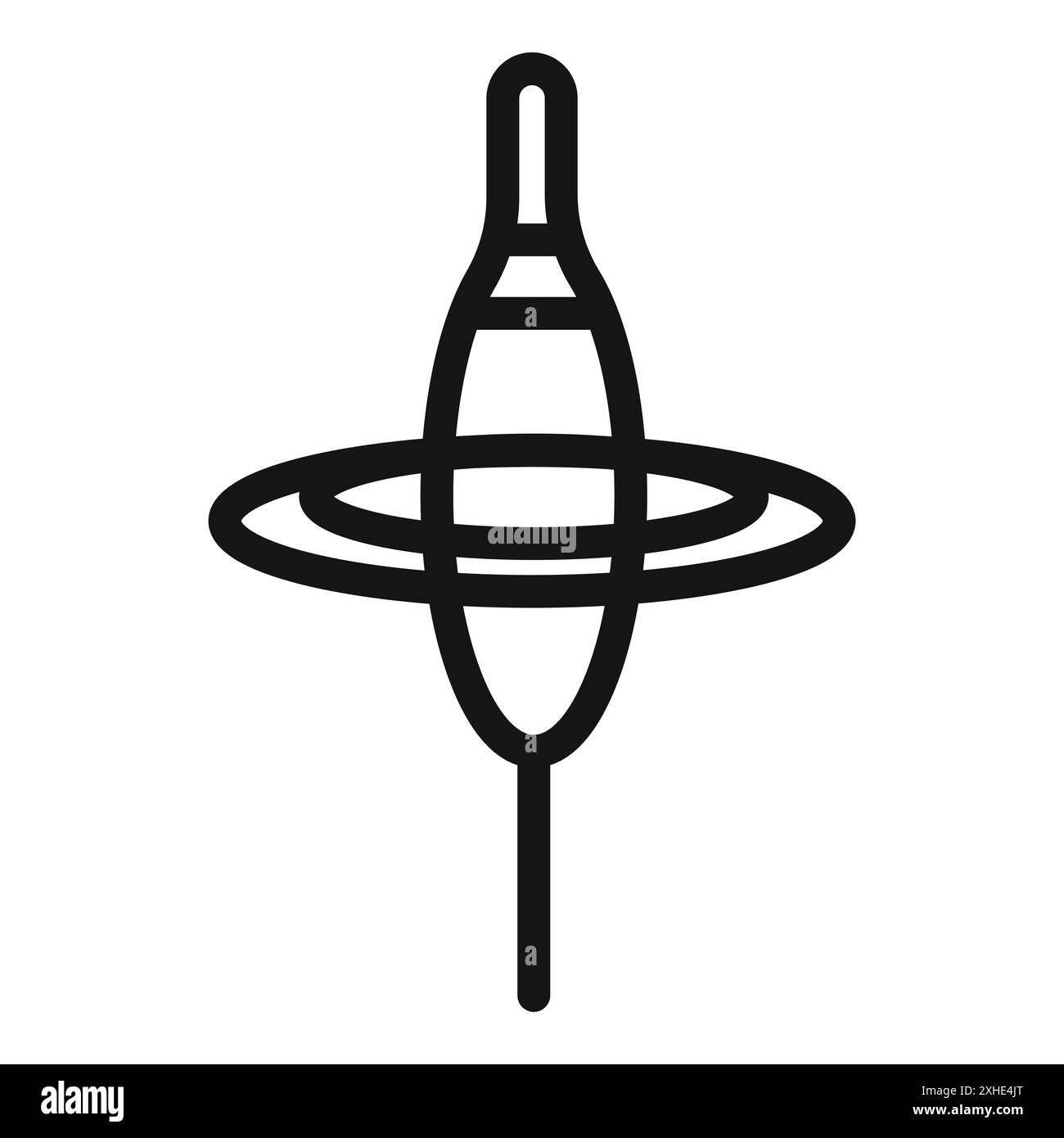 Fishing float icon Vector symbol or sign set collection in black and ...