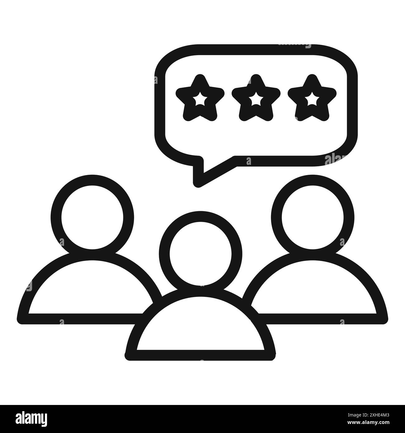 Feedback icon Vector symbol or sign set collection in black and white ...