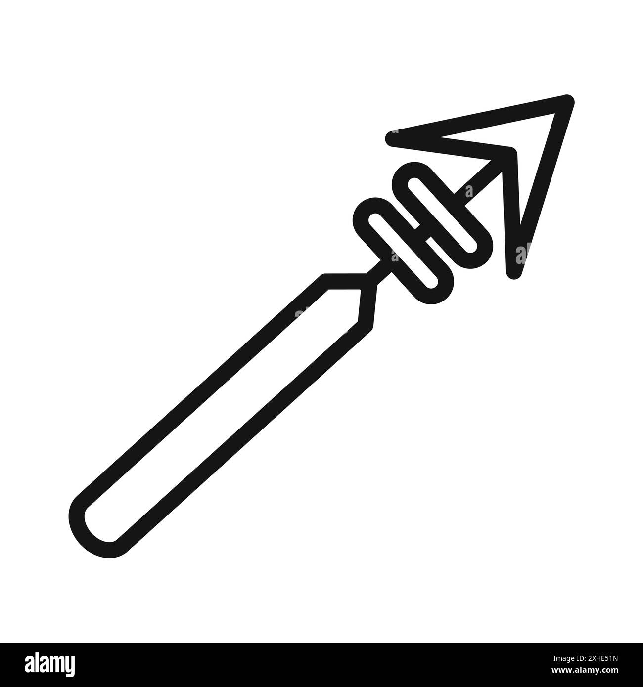 harpoon icon Vector symbol or sign set collection in black and white ...