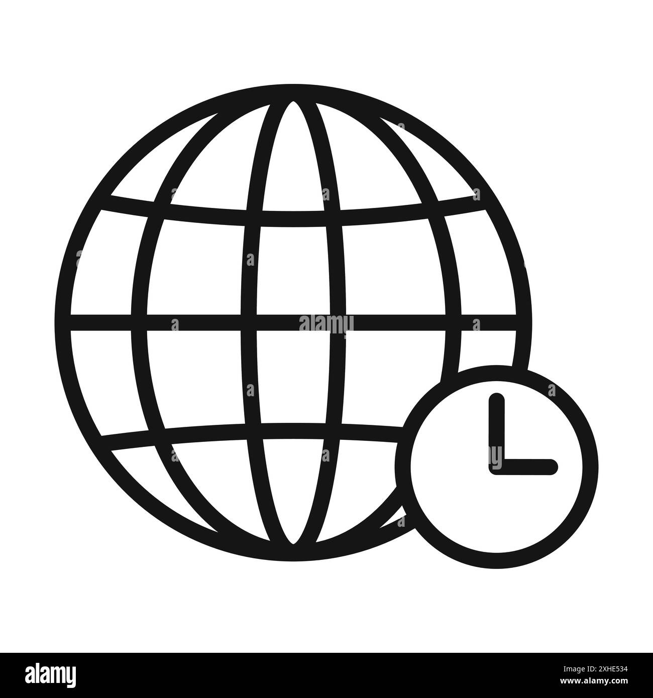 World time zones map hi-res stock photography and images - Alamy