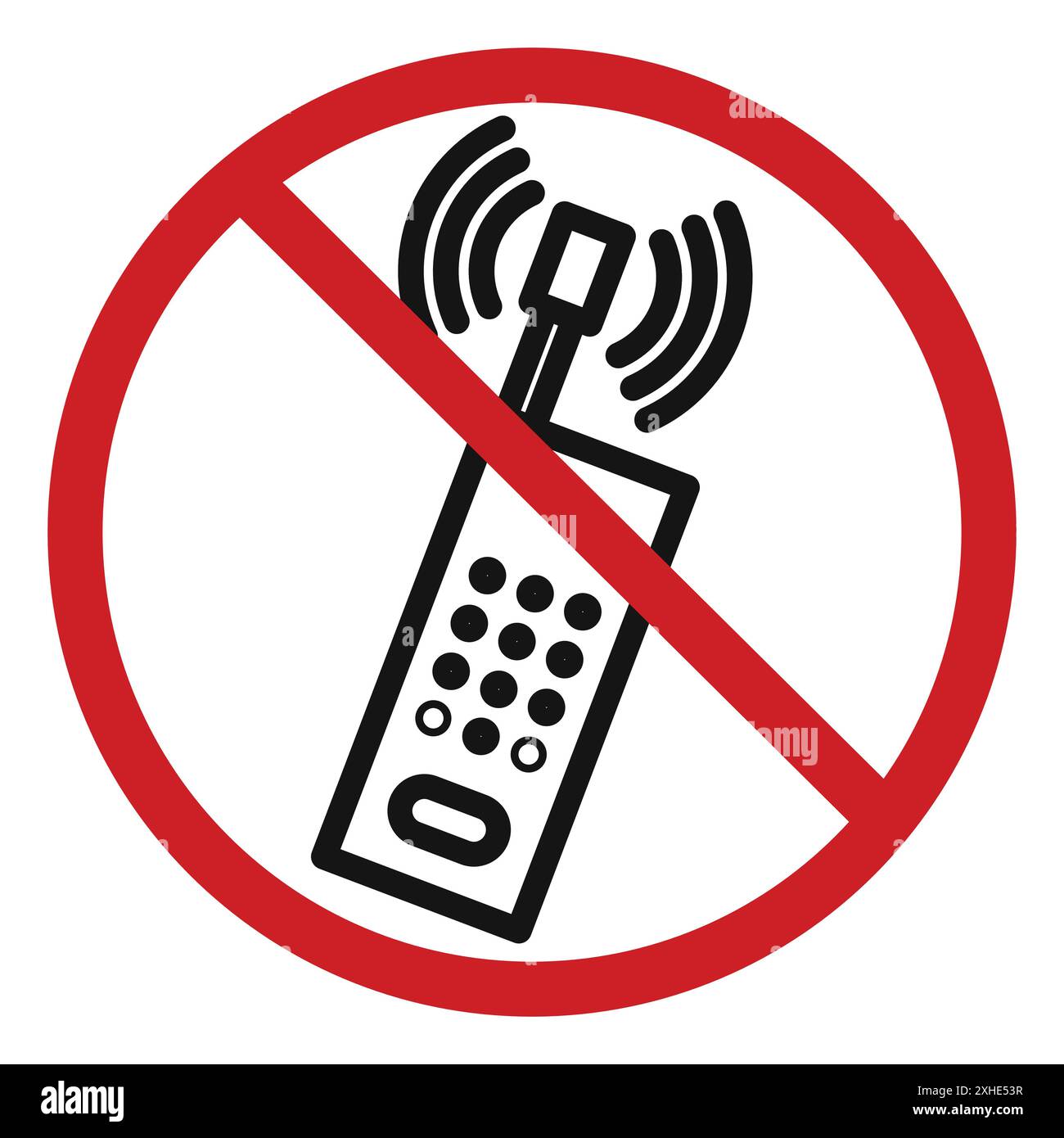 ISO 7010 No activated mobile phone icon Vector symbol or sign set ...