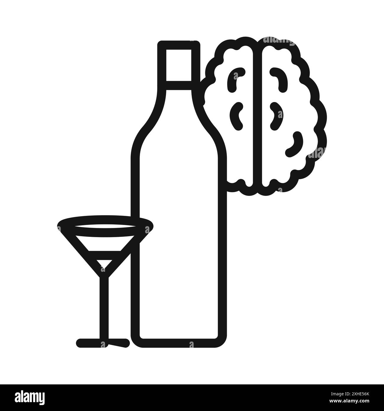 Habits Psychology icon Vector symbol or sign set collection in black ...