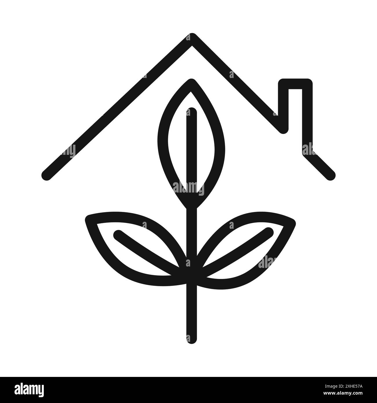 Locally grown icon Vector symbol or sign set collection in black and ...