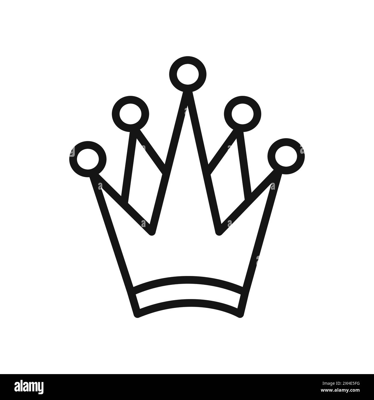 Majestic symbol vector vectors Black and White Stock Photos & Images ...