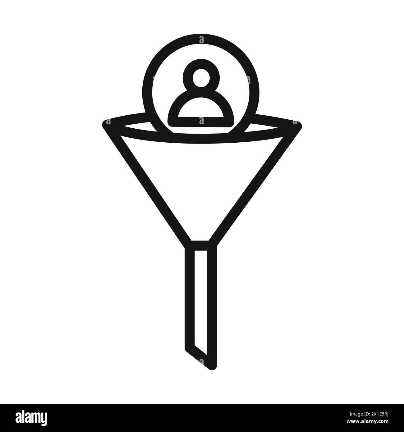 lead conversion icon Vector symbol or sign set collection in black and ...