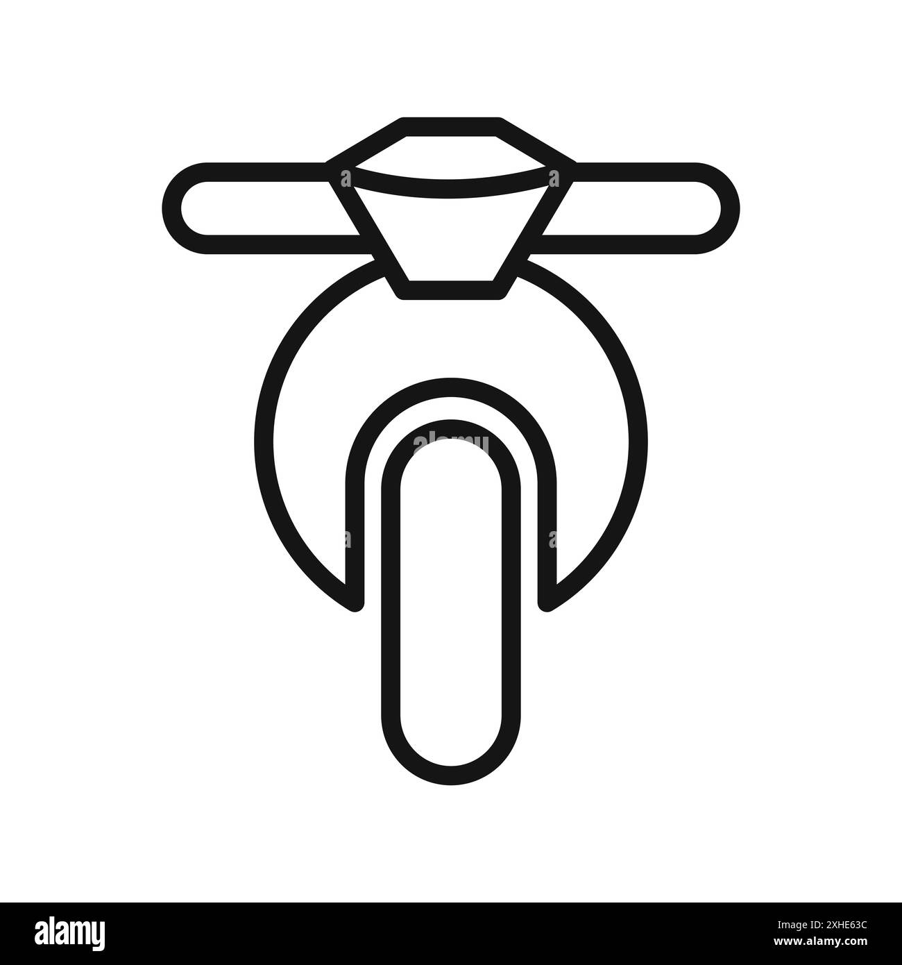 motorcycle icon Vector symbol or sign set collection in black and white ...