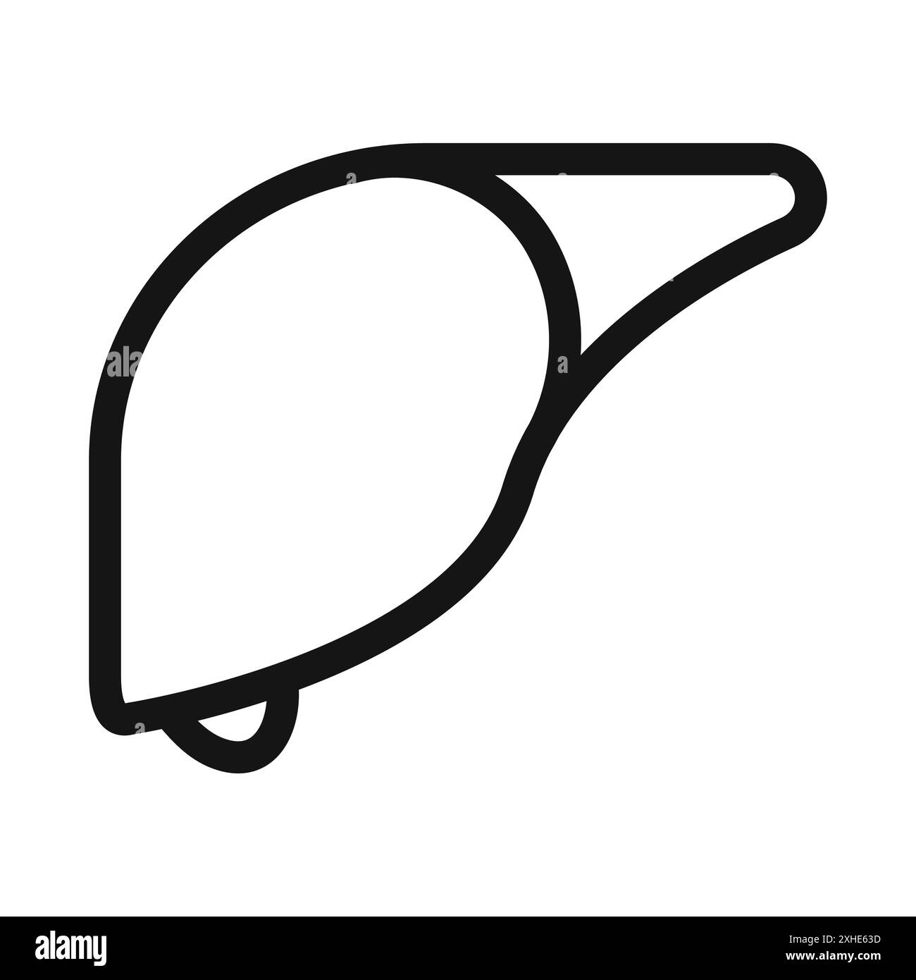 liver icon Vector symbol or sign set collection in black and white ...