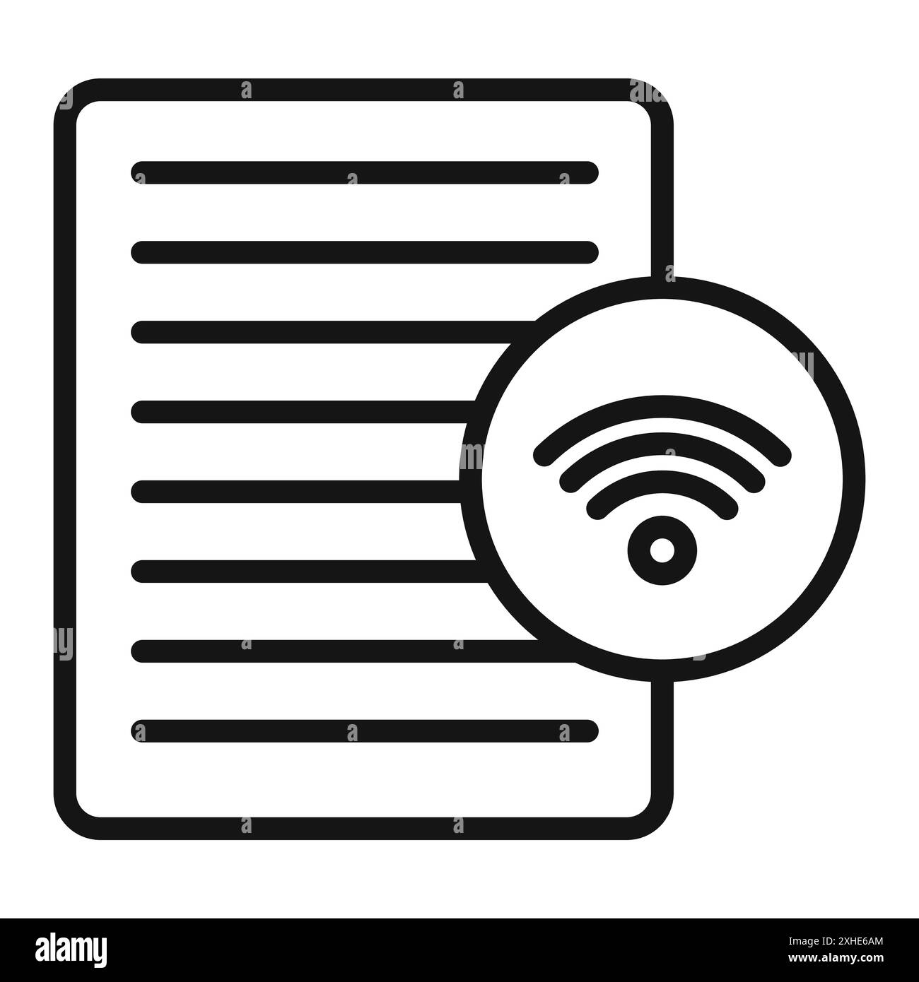 News Feed icon Vector symbol or sign set collection in black and white ...