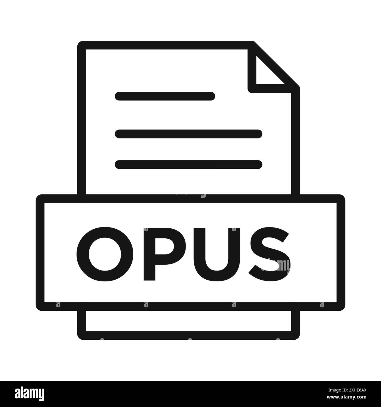 Opus logo Black and White Stock Photos & Images - Alamy