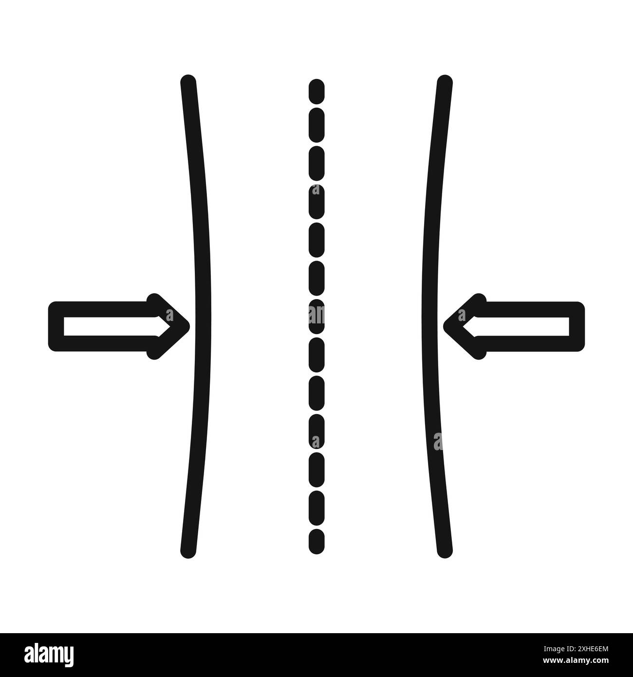 Resilience icon Vector symbol or sign set collection in black and white ...