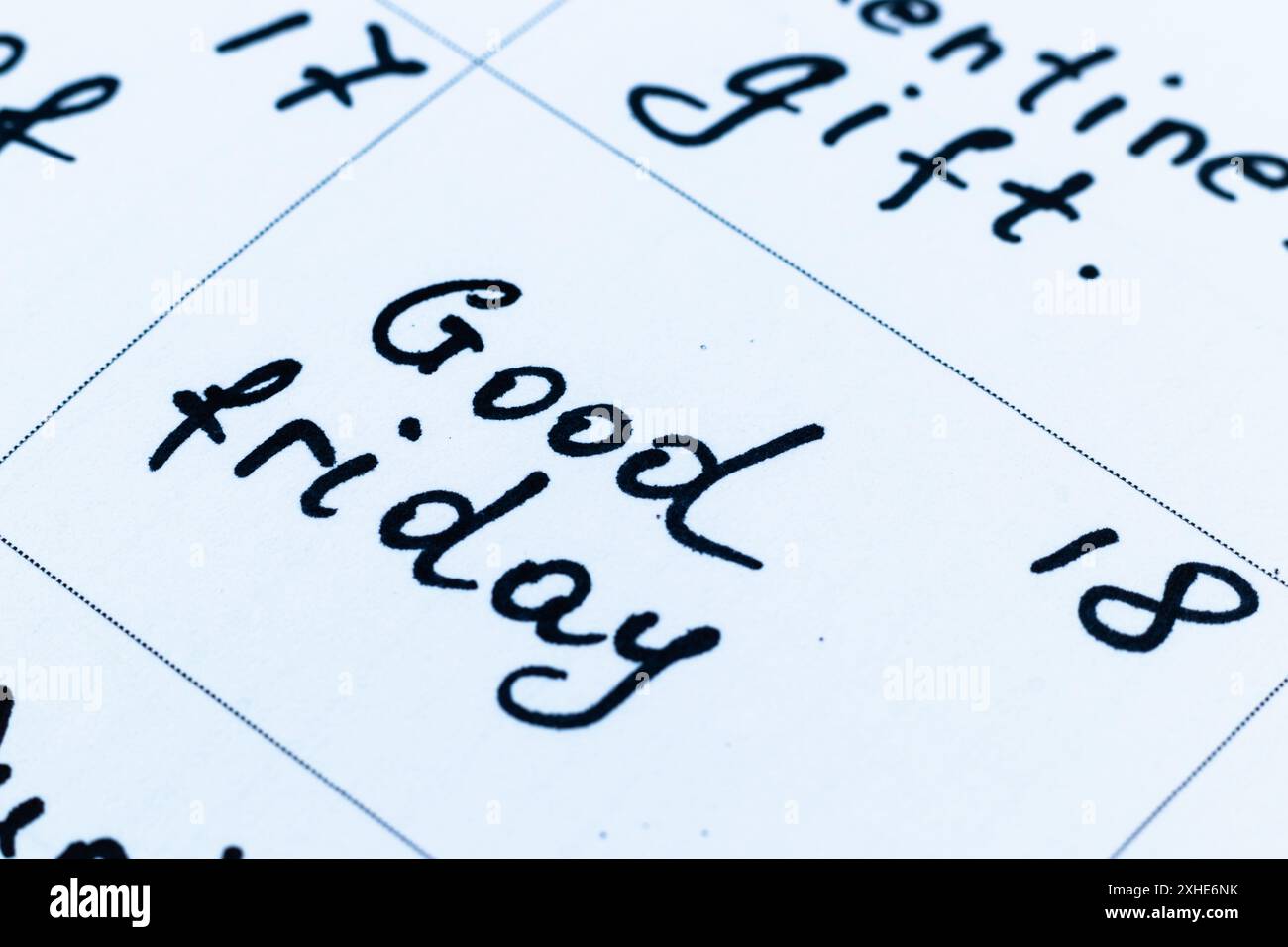 Good Friday on a calendar Photo Stock Photo - Alamy