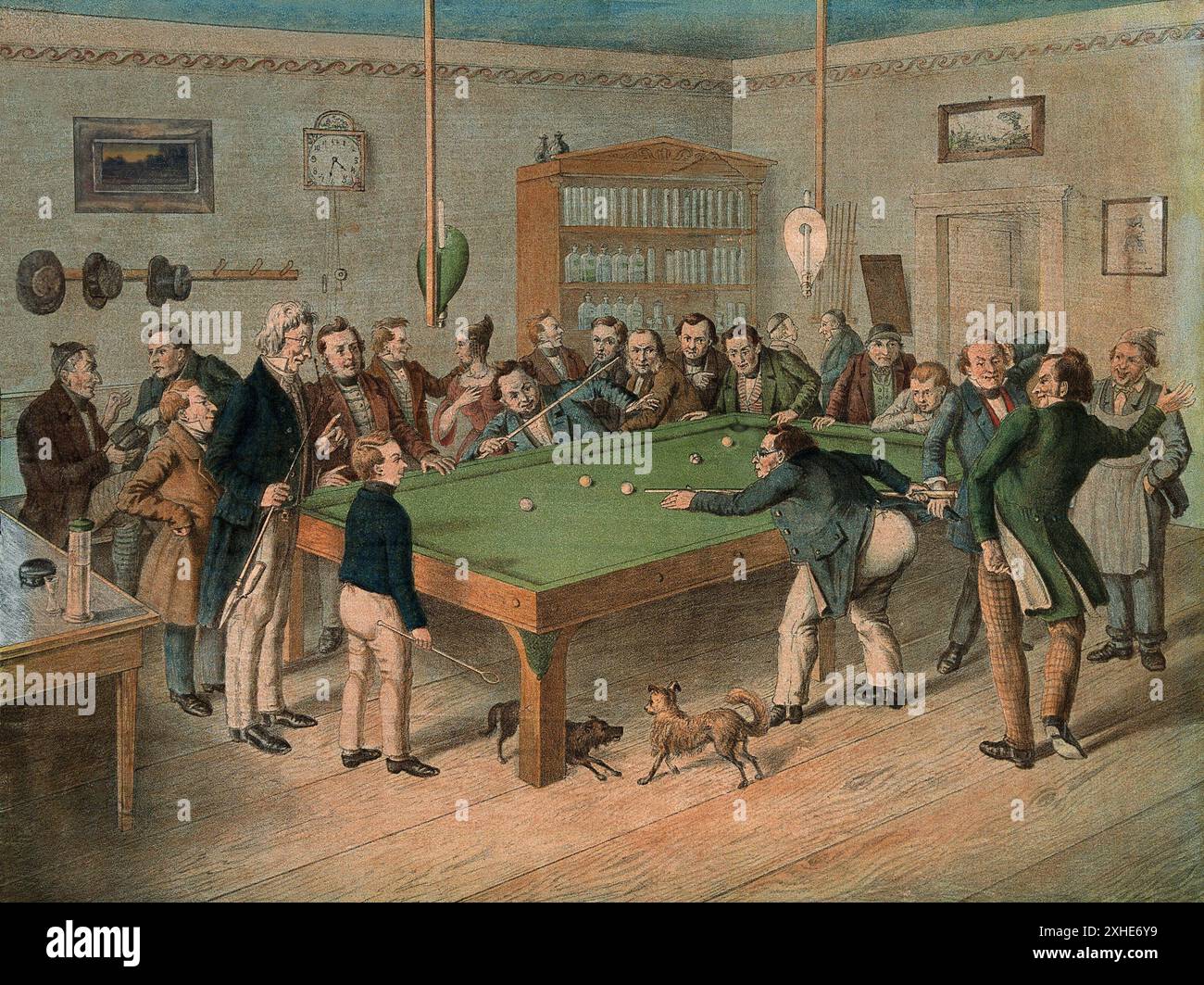 Billiards historical hi-res stock photography and images - Alamy
