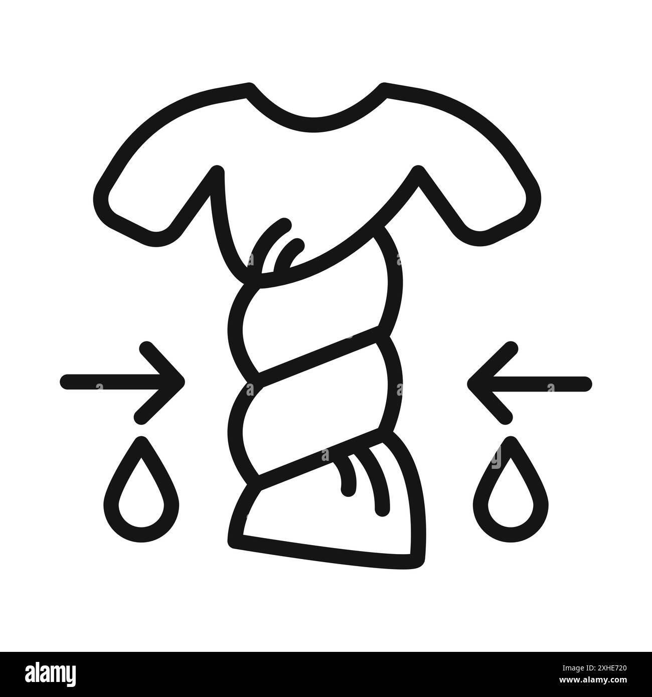 White shirt wet Stock Vector Images - Alamy