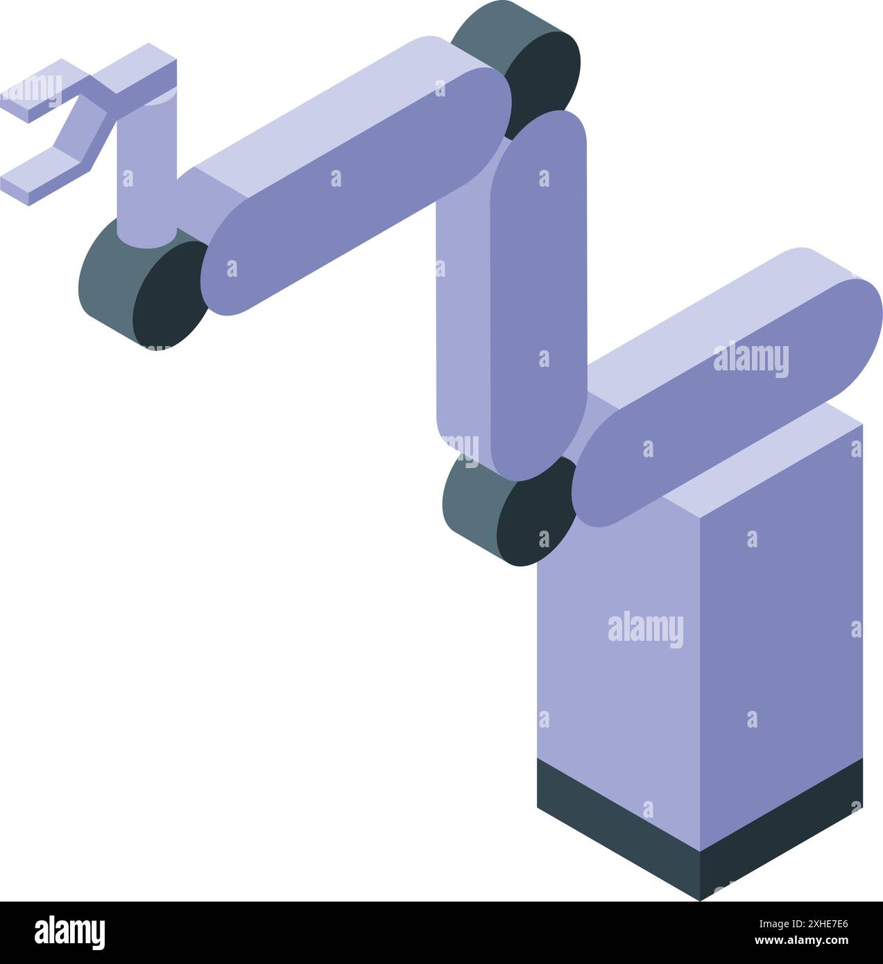 Robotic arm performing an industrial task, representing automation and advanced technology Stock ...