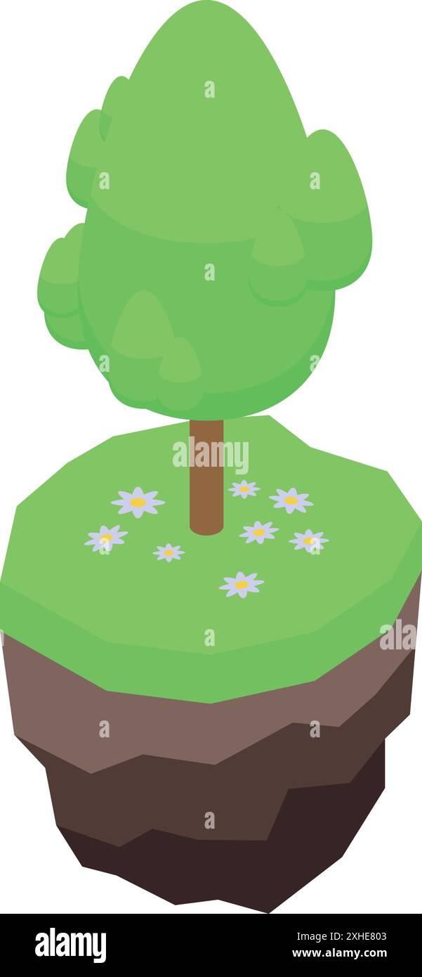 Surrounded with clean environment Stock Vector Images - Alamy