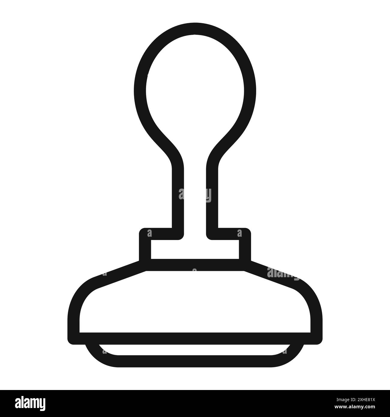 stamp icon Vector symbol or sign set collection in black and white ...