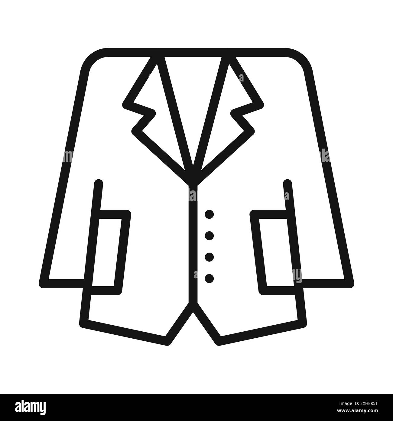 Suits icon Vector symbol or sign set collection in black and white ...