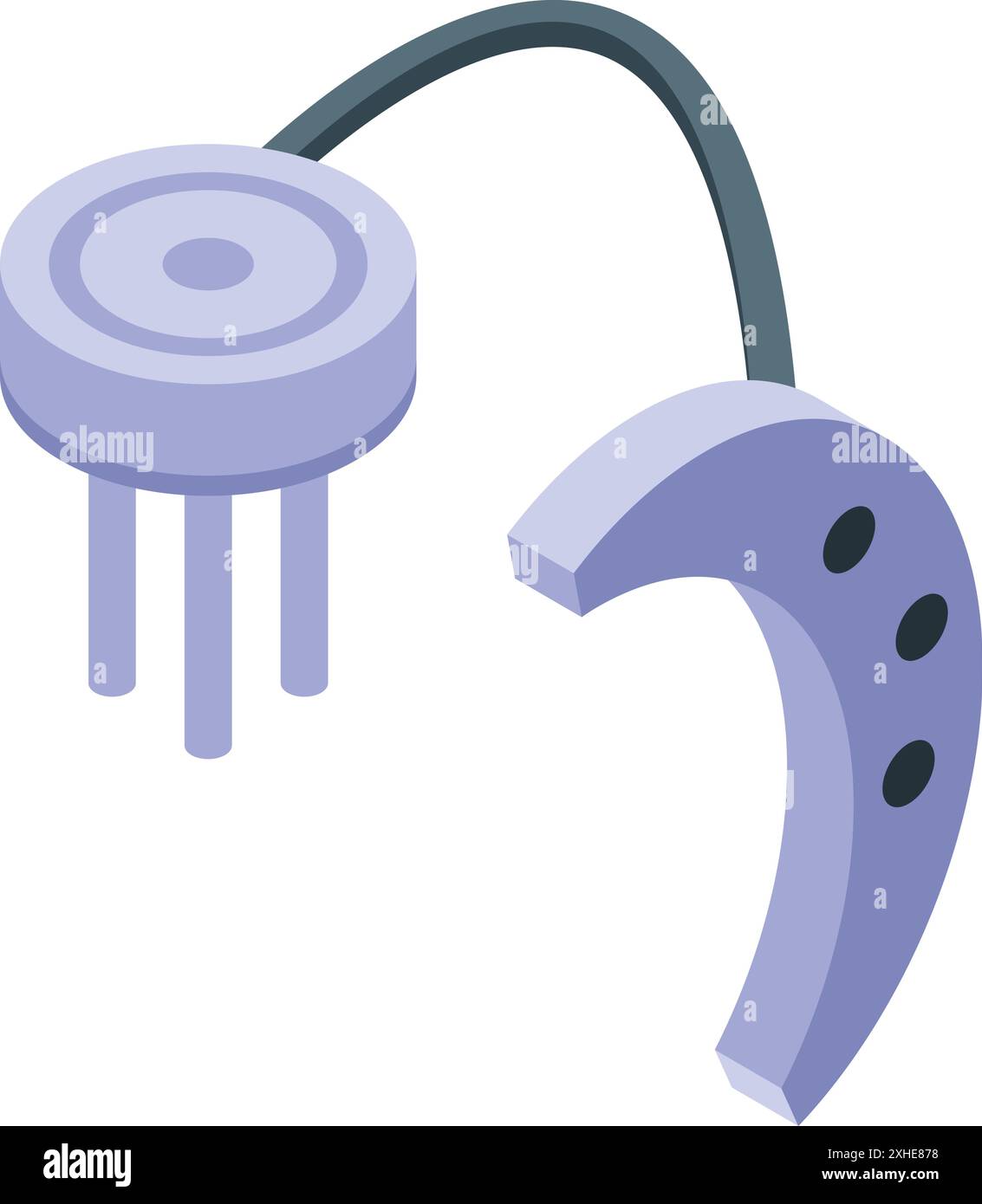 Microphone connecting Stock Vector Images - Alamy