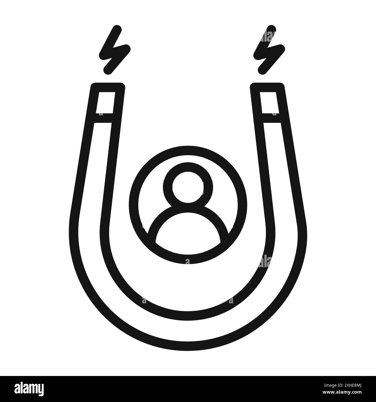 User Engagement icon Vector symbol or sign set collection in black and ...