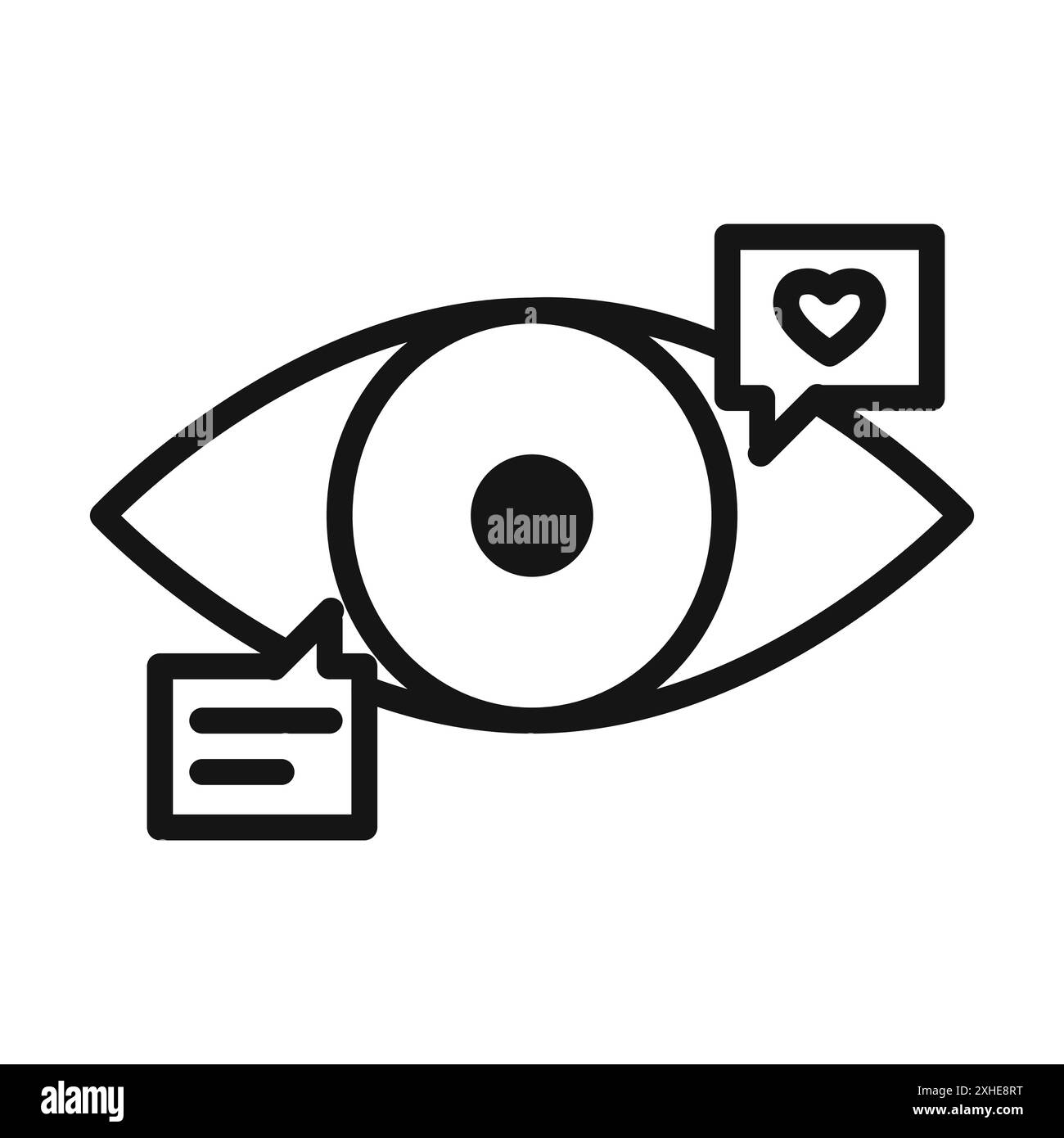 Viewable Impression icon Vector symbol or sign set collection in black ...