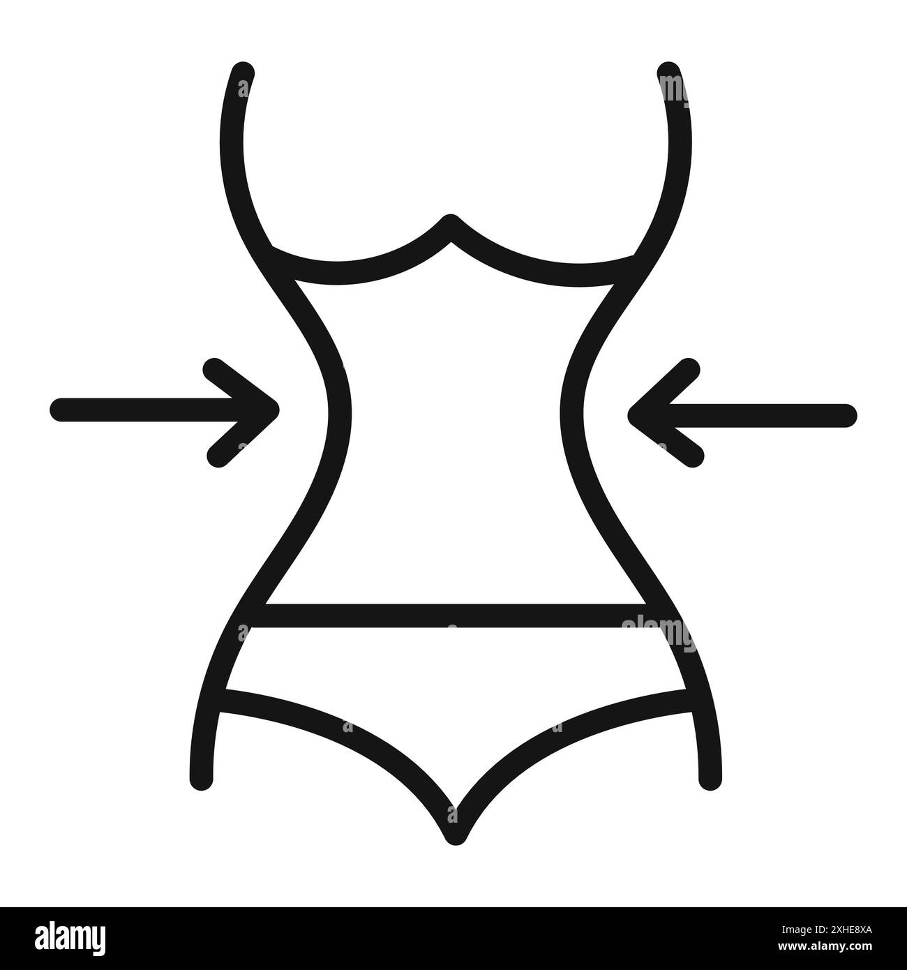 Weight loss icon Vector symbol or sign set collection in black and ...