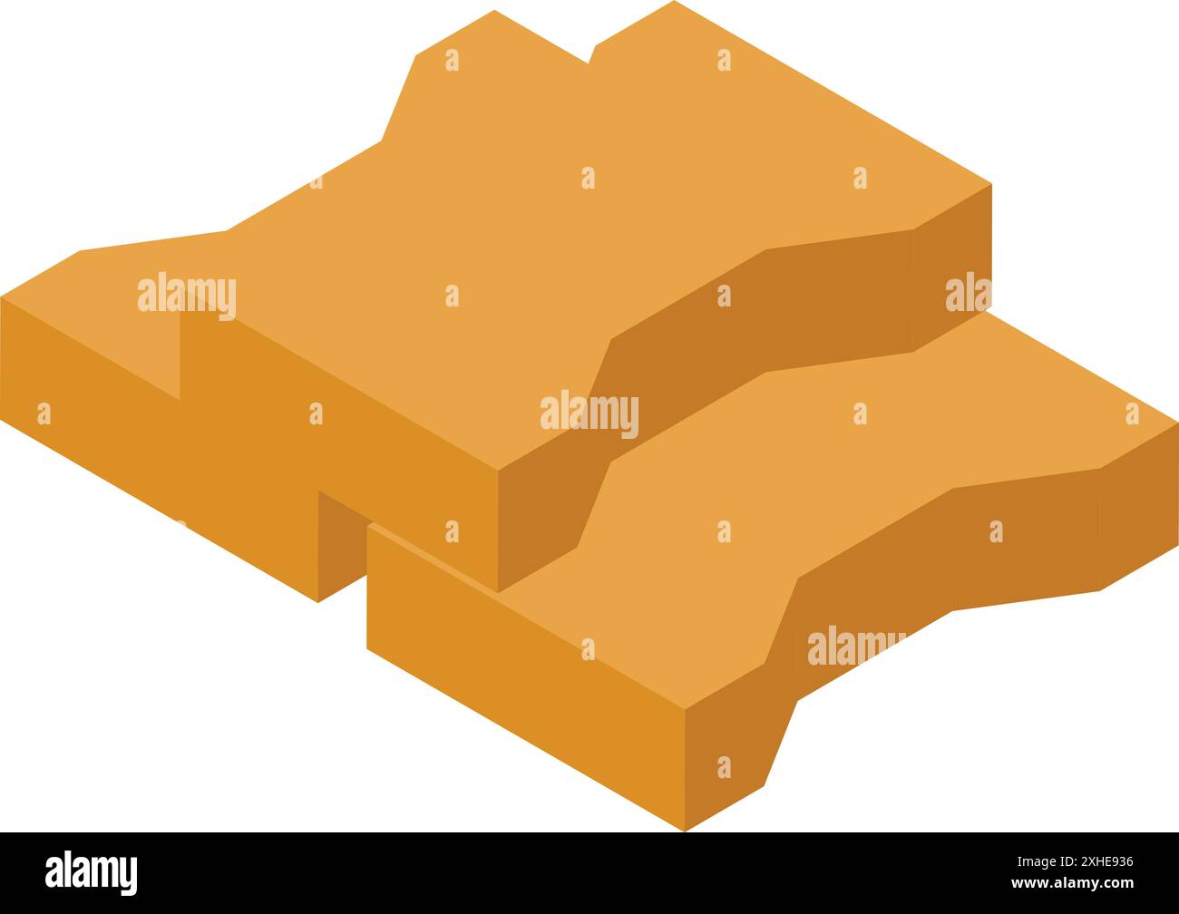 Concrete paving slabs making a pavement path for a new sidewalk Stock ...