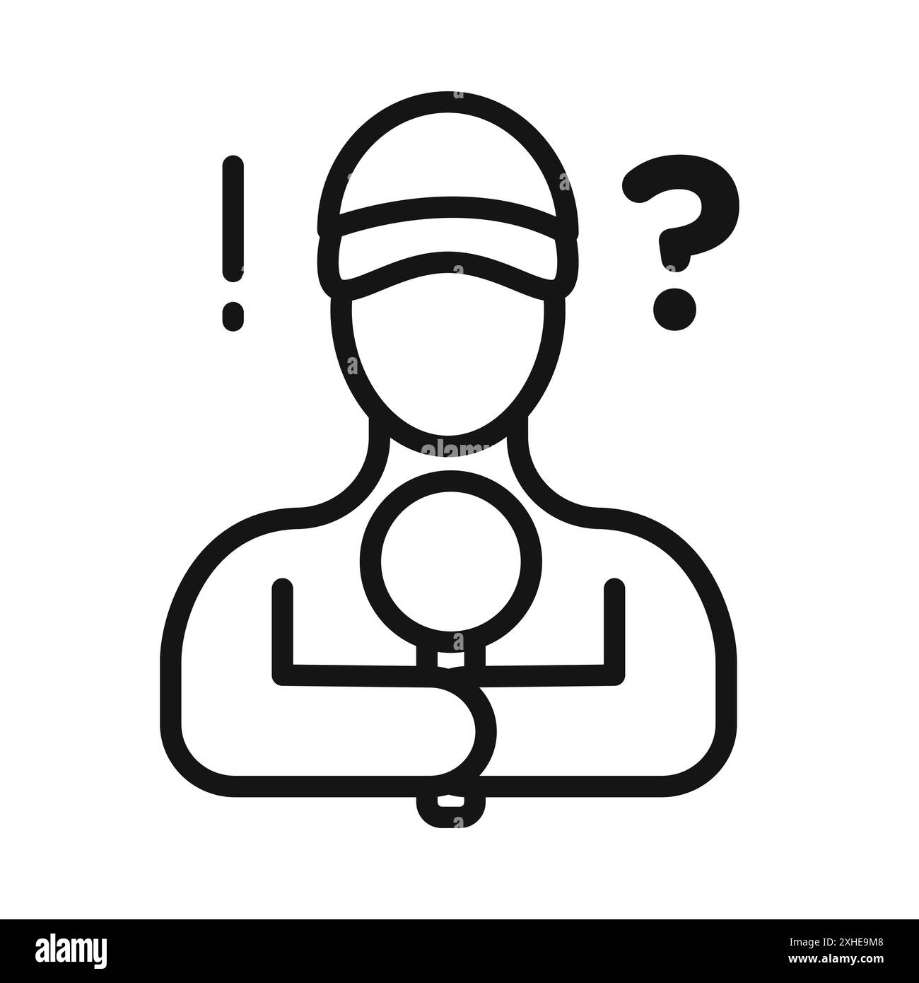 Curiosity sign Black and White Stock Photos & Images - Alamy