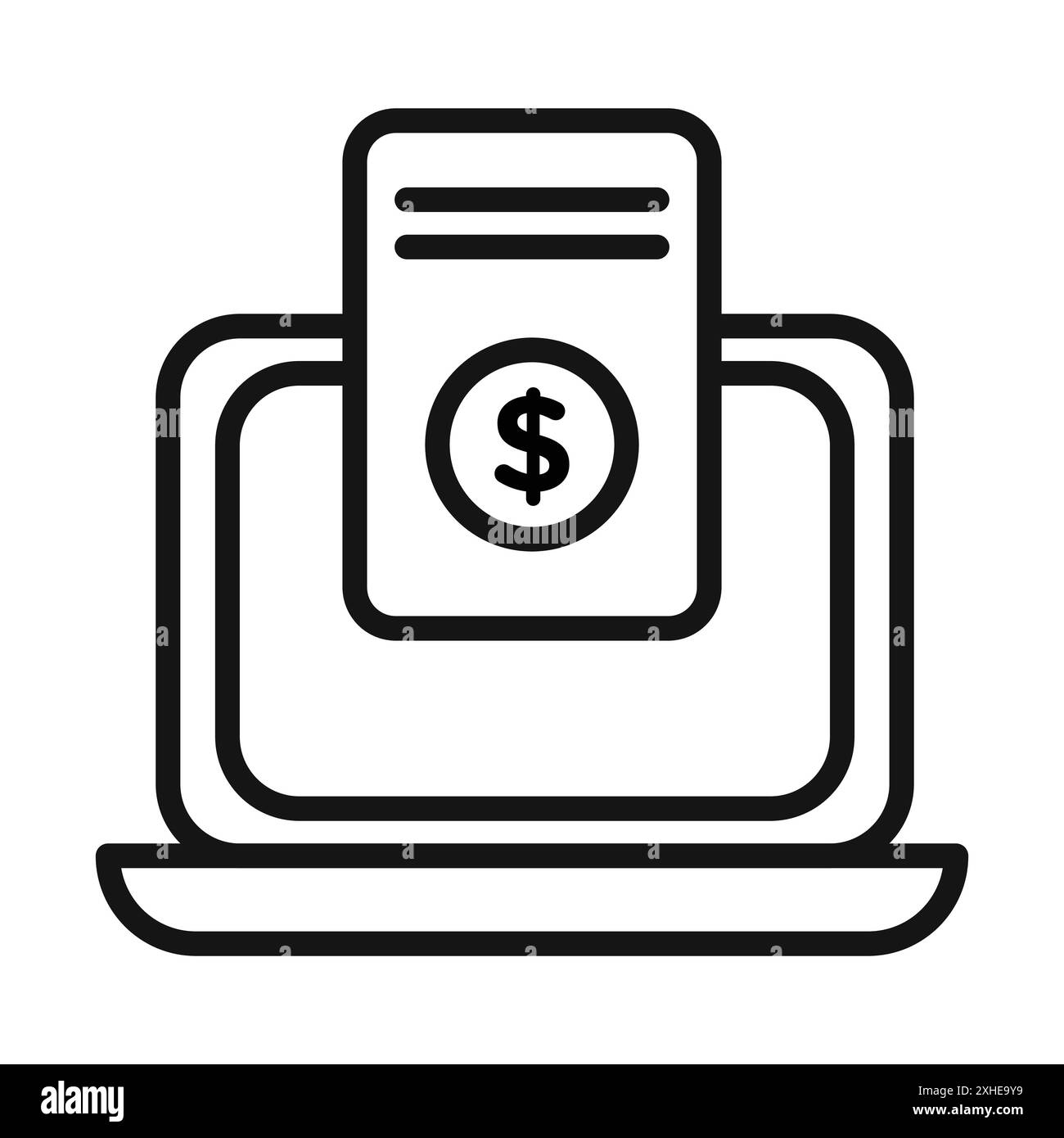 Subscription Model icon Vector symbol or sign set collection in black ...