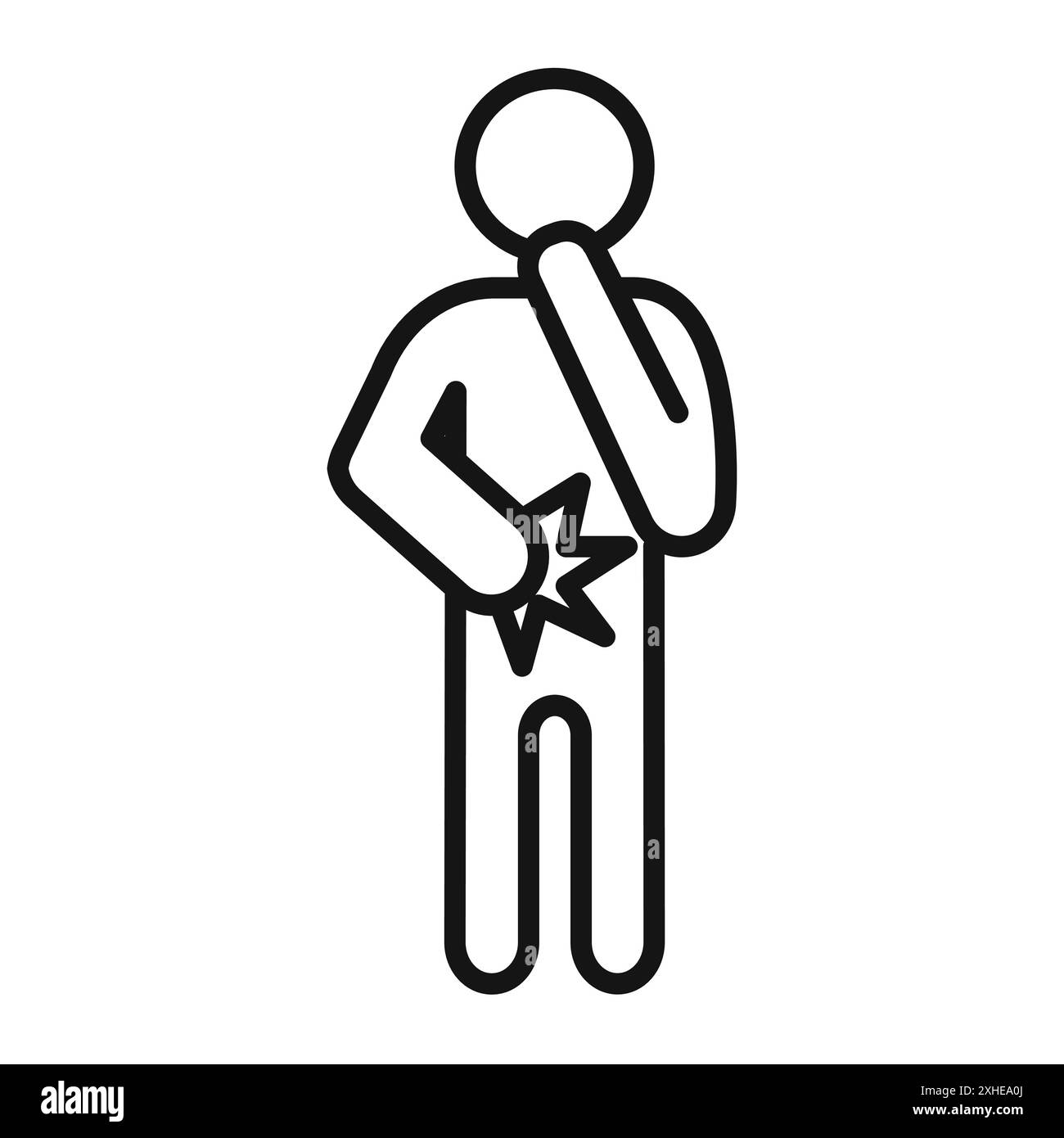 Vomit symptom Black and White Stock Photos & Images - Alamy