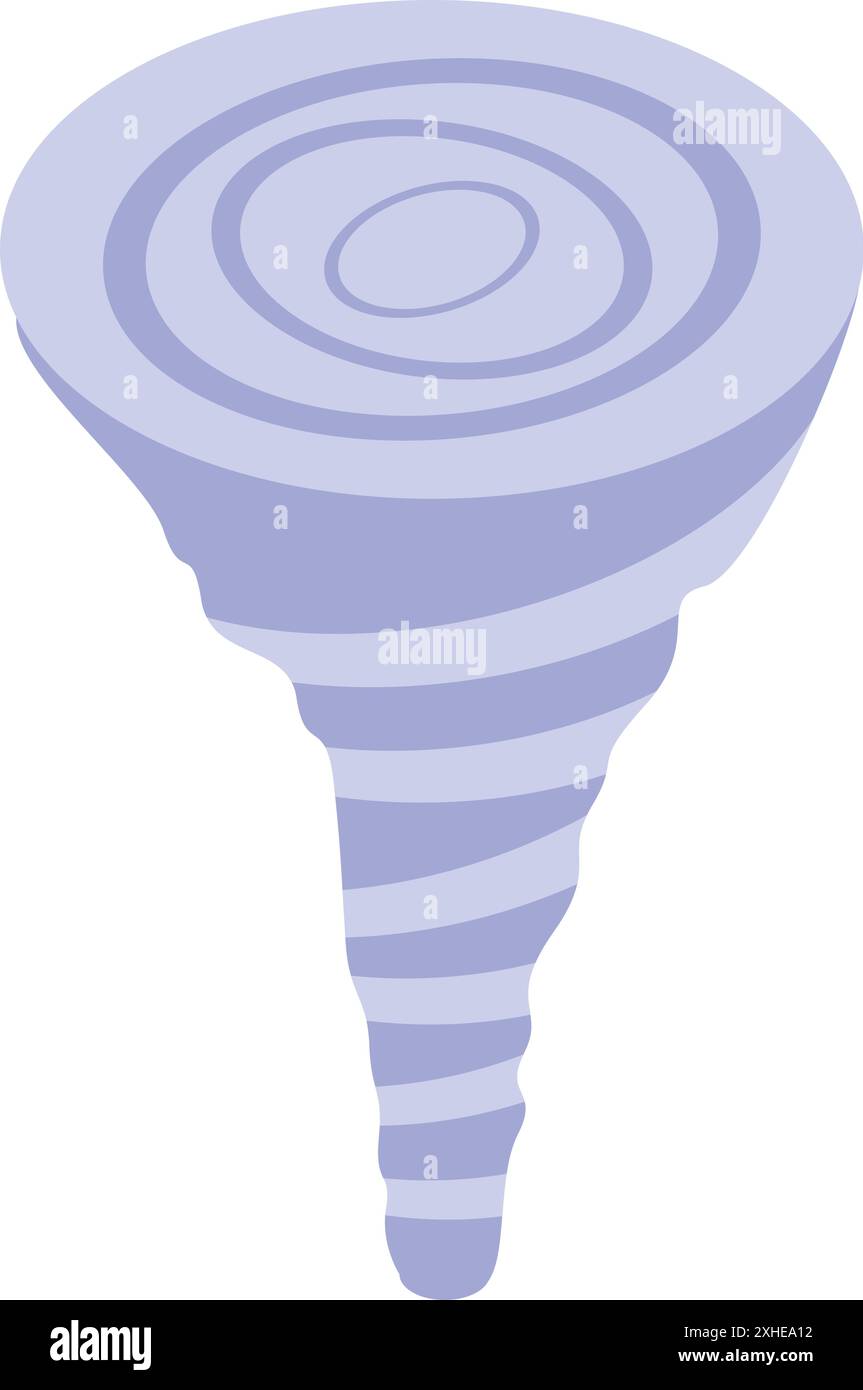Powerful whirlwind is forming a destructive tornado Stock Vector Image ...