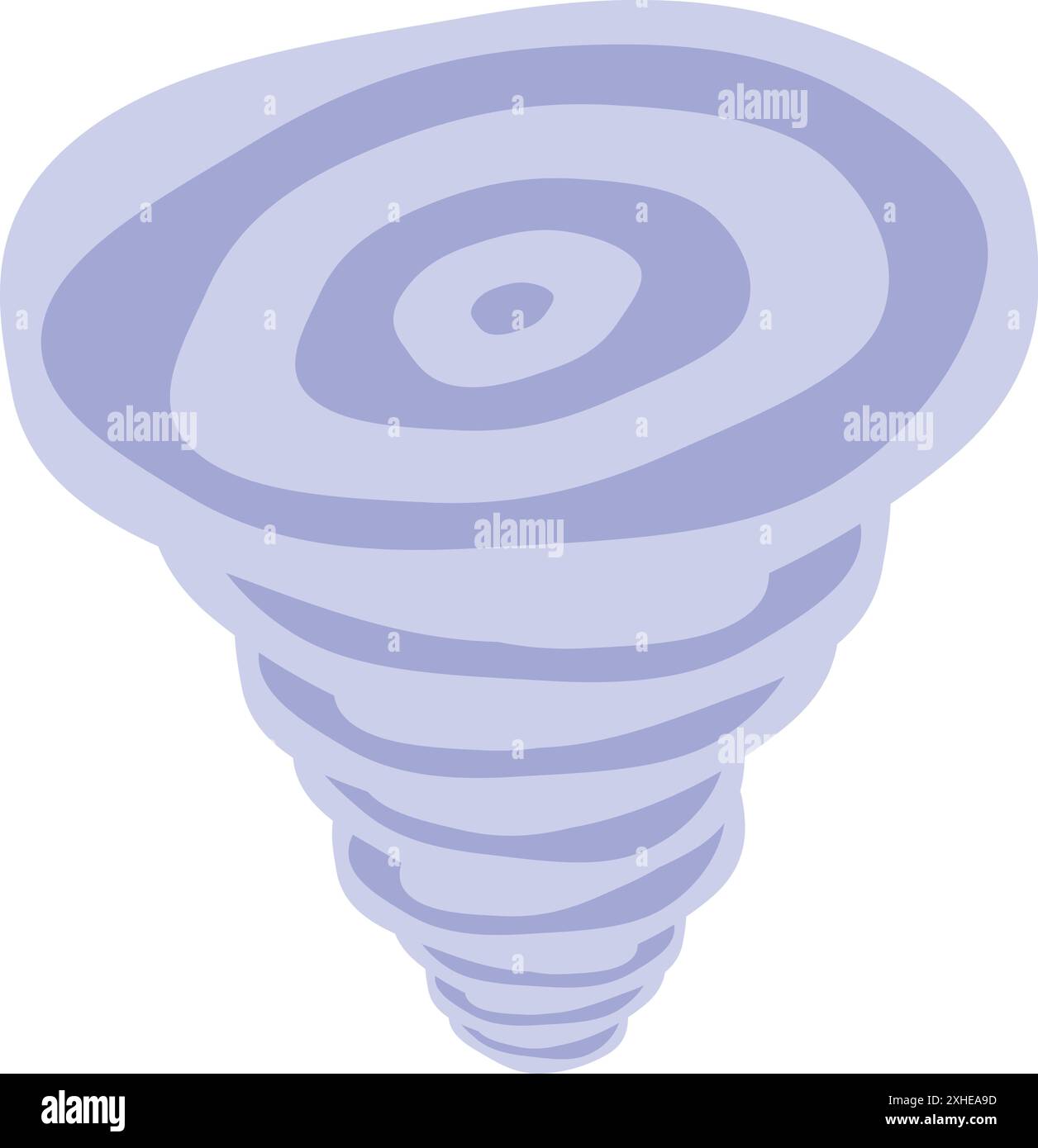 Cartoon tornado is forming in the sky, bringing with it the threat of ...