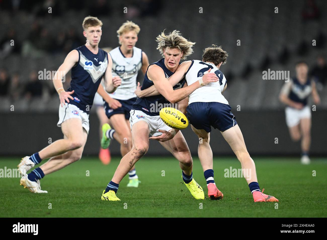 Melbourne, Australia. 14th July, 2024. Josh Smillie of Victoria Metro ...