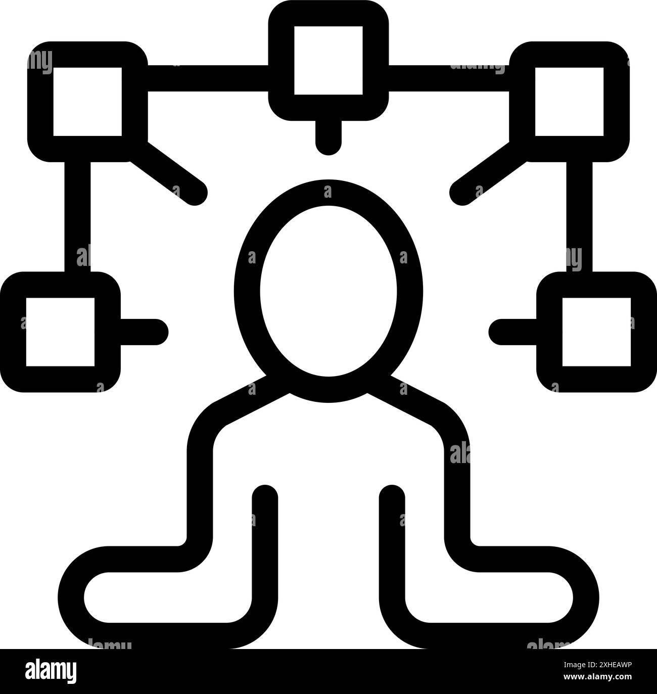 Project Manager Is Effectively Managing Workflow By Multitasking On Different Tasks Stock Vector