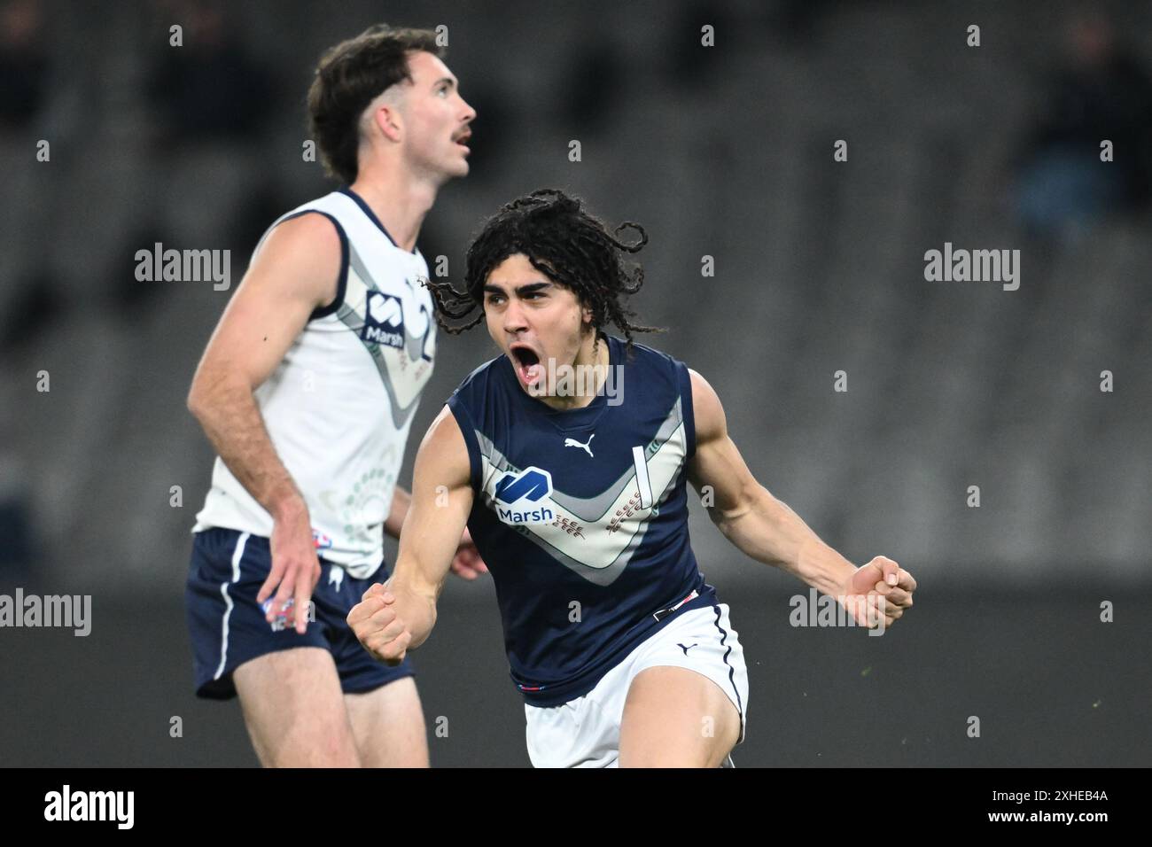 Melbourne, Australia. 14th July, 2024. Isaac Kako of Victoria Metro ...