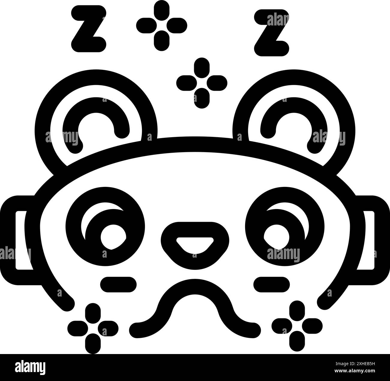 Sleeping with cpap machine Stock Vector Images - Alamy