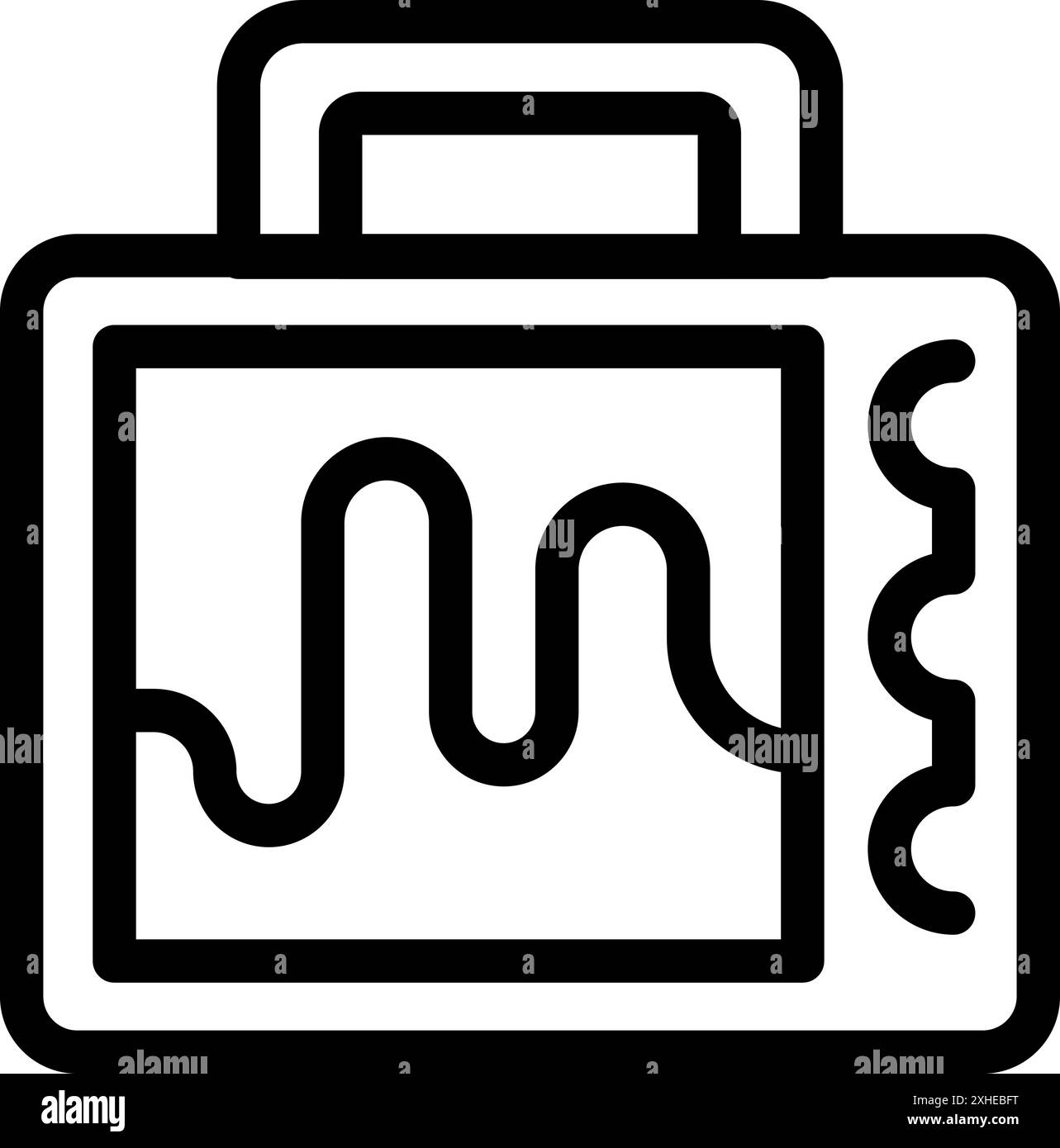 Electrocardiogram device showing heart rate on screen, used to monitor ...