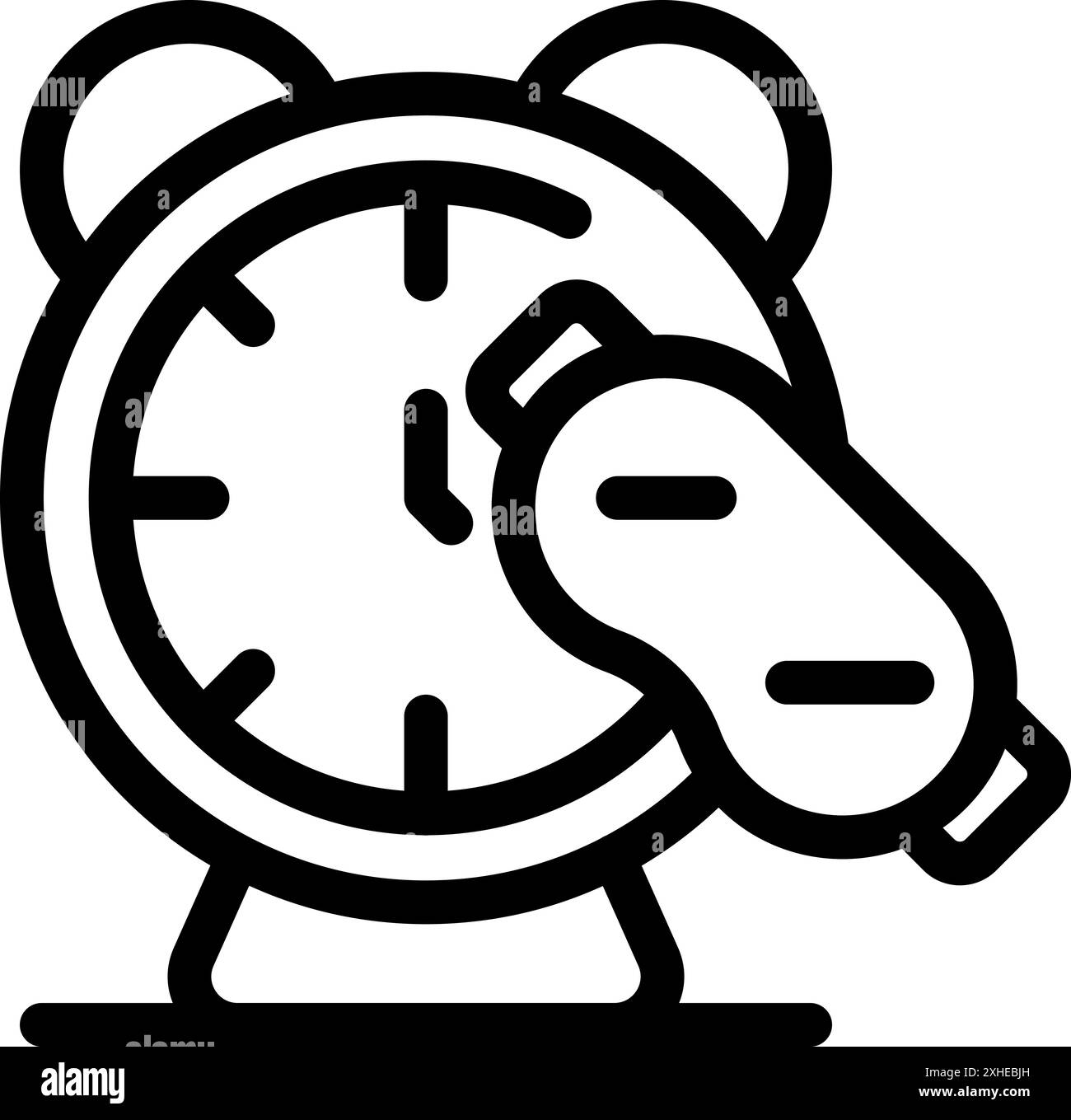 Alarm clock is showing the time for sleep with an eye mask, perfect for ...