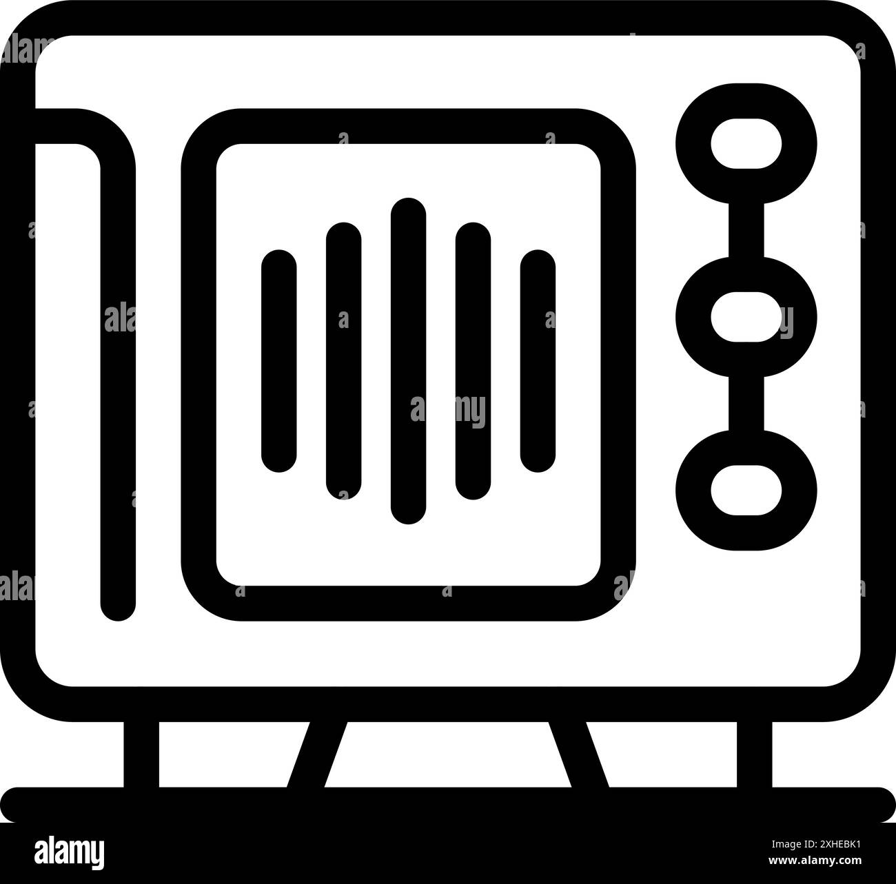 Displaying vertical black bars Stock Vector Images - Alamy