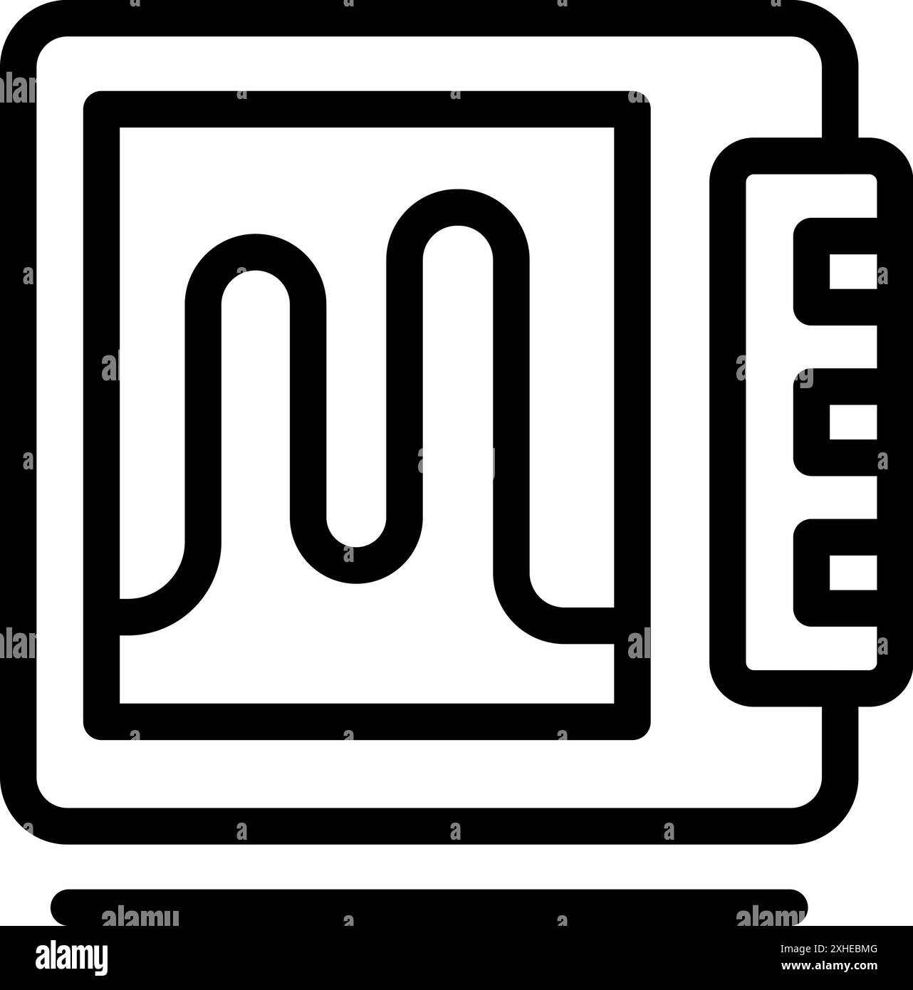 Abstract medical device monitor Cut Out Stock Images & Pictures - Alamy