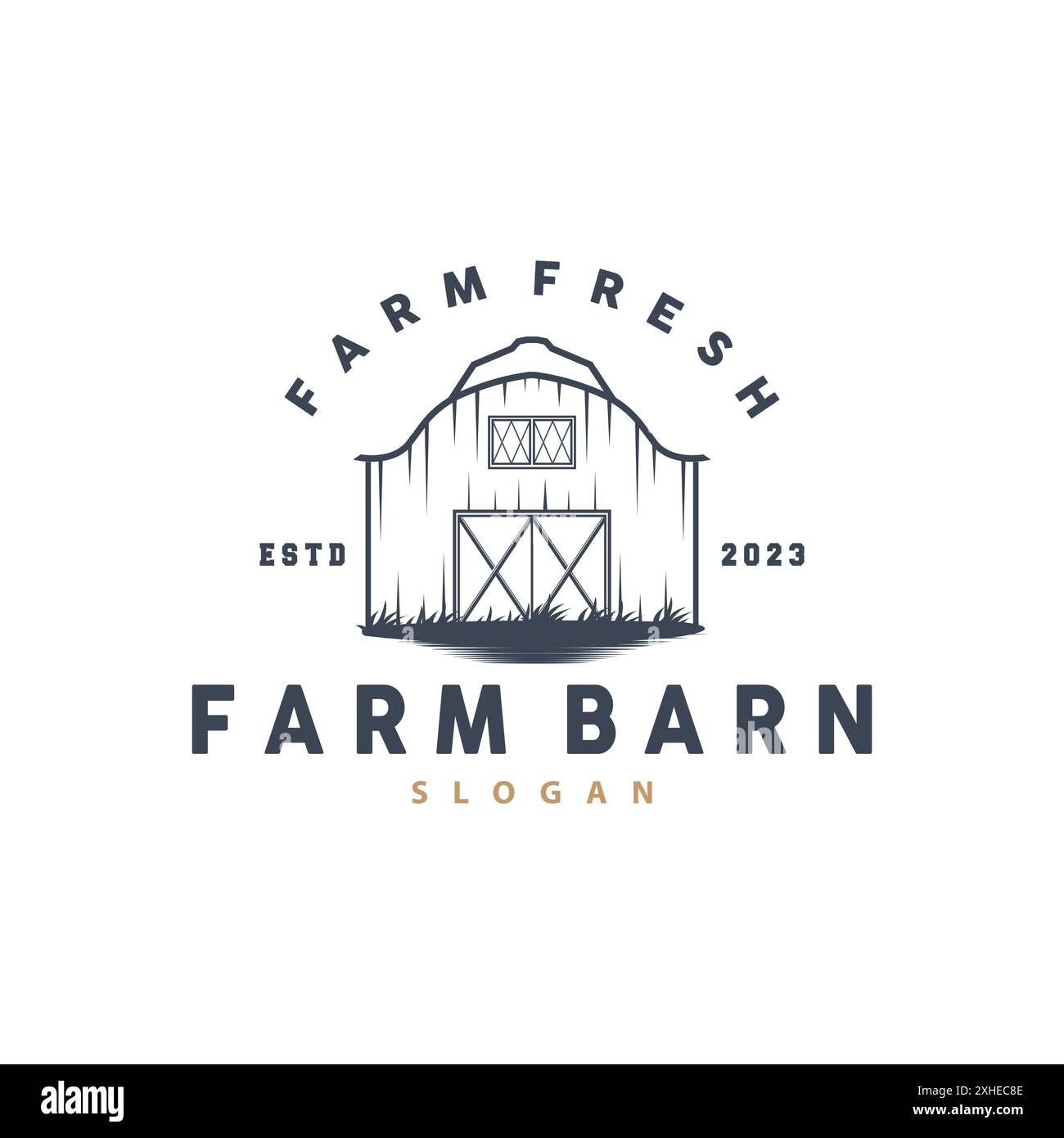 Horse barn logo hi-res stock photography and images - Alamy