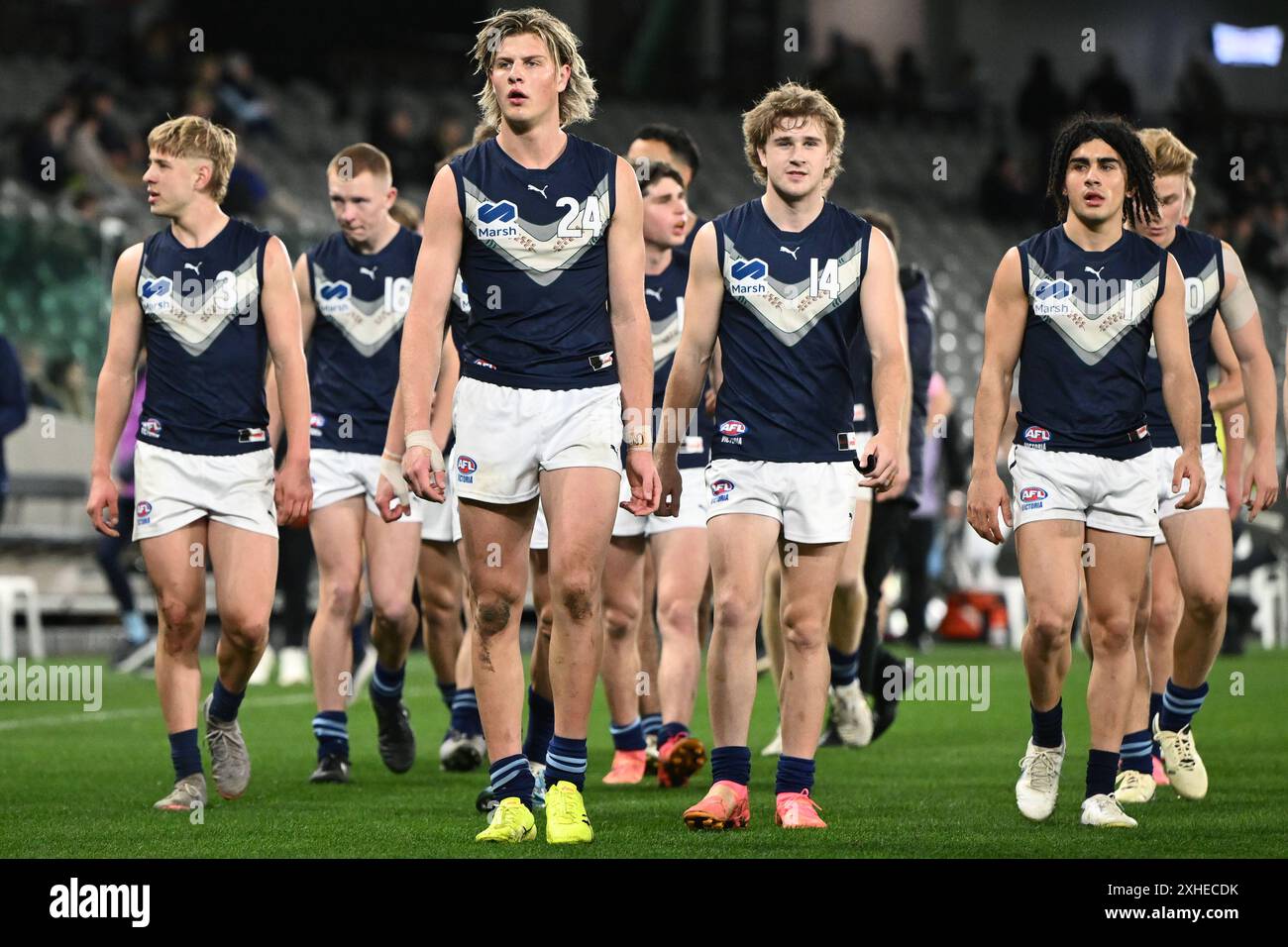Melbourne, Australia. 14th July, 2024. Josh Smillie of Victoria Metro ...