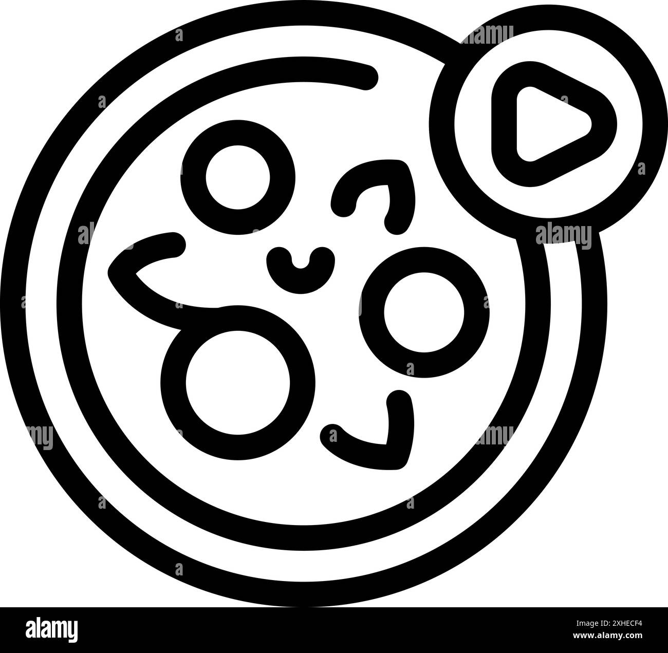 Online food ordering website button with a cute kawaii pizza showing a ...